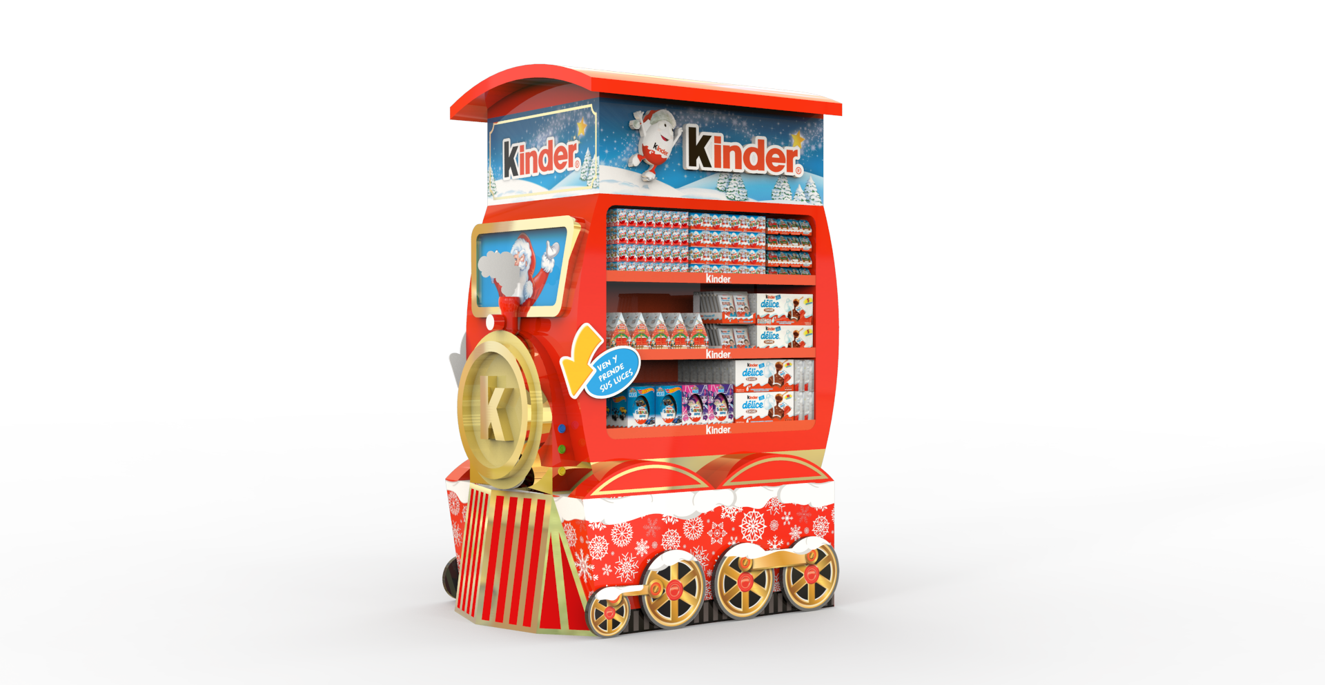 Kinder Surprise 2016 Xmas Interactive Train by Dustin Santana at ...
