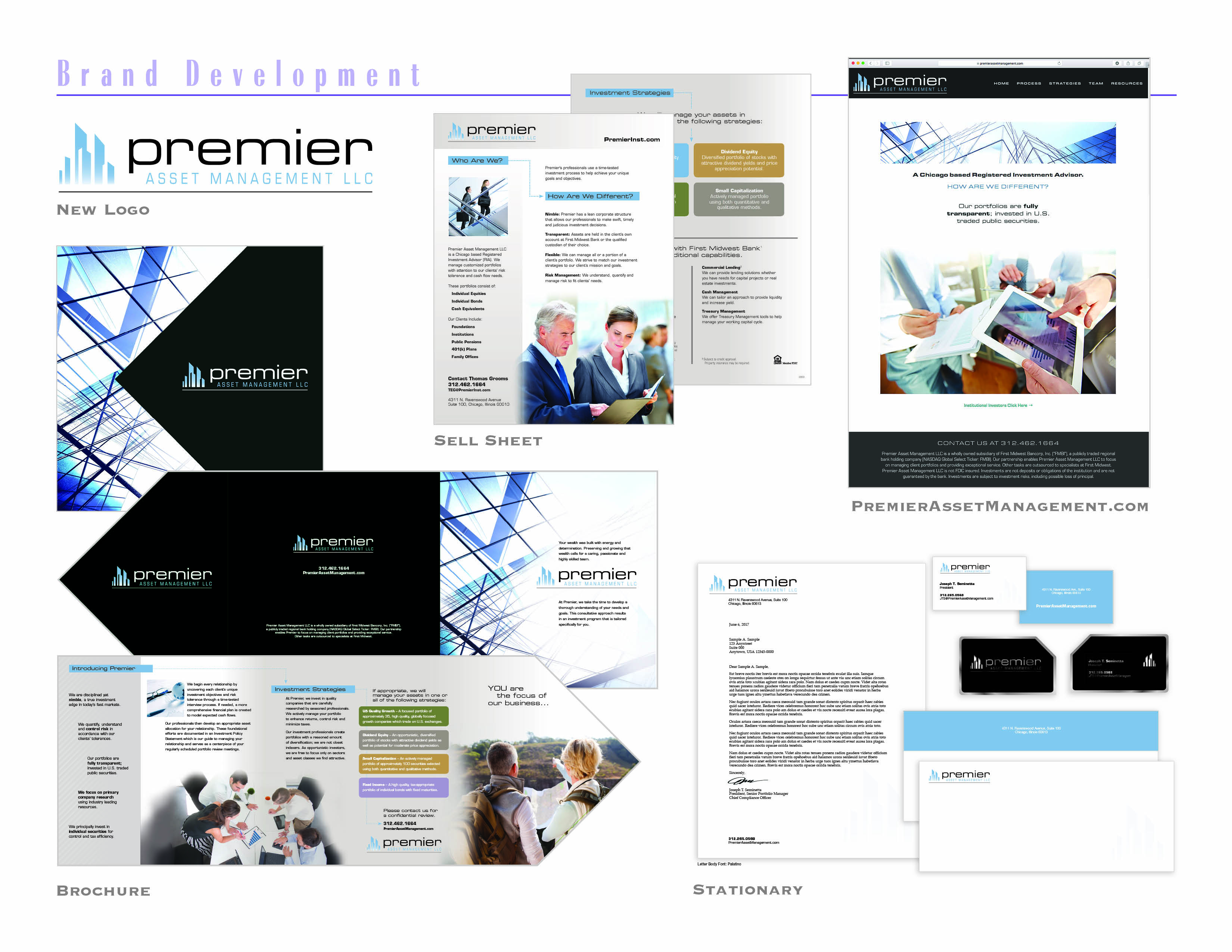 Premier Asset Management Rebrand by Lisa Herff at Coroflot.com