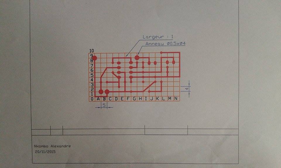 plan 2D circuit électrique by alexandre nkombo at Coroflot.com
