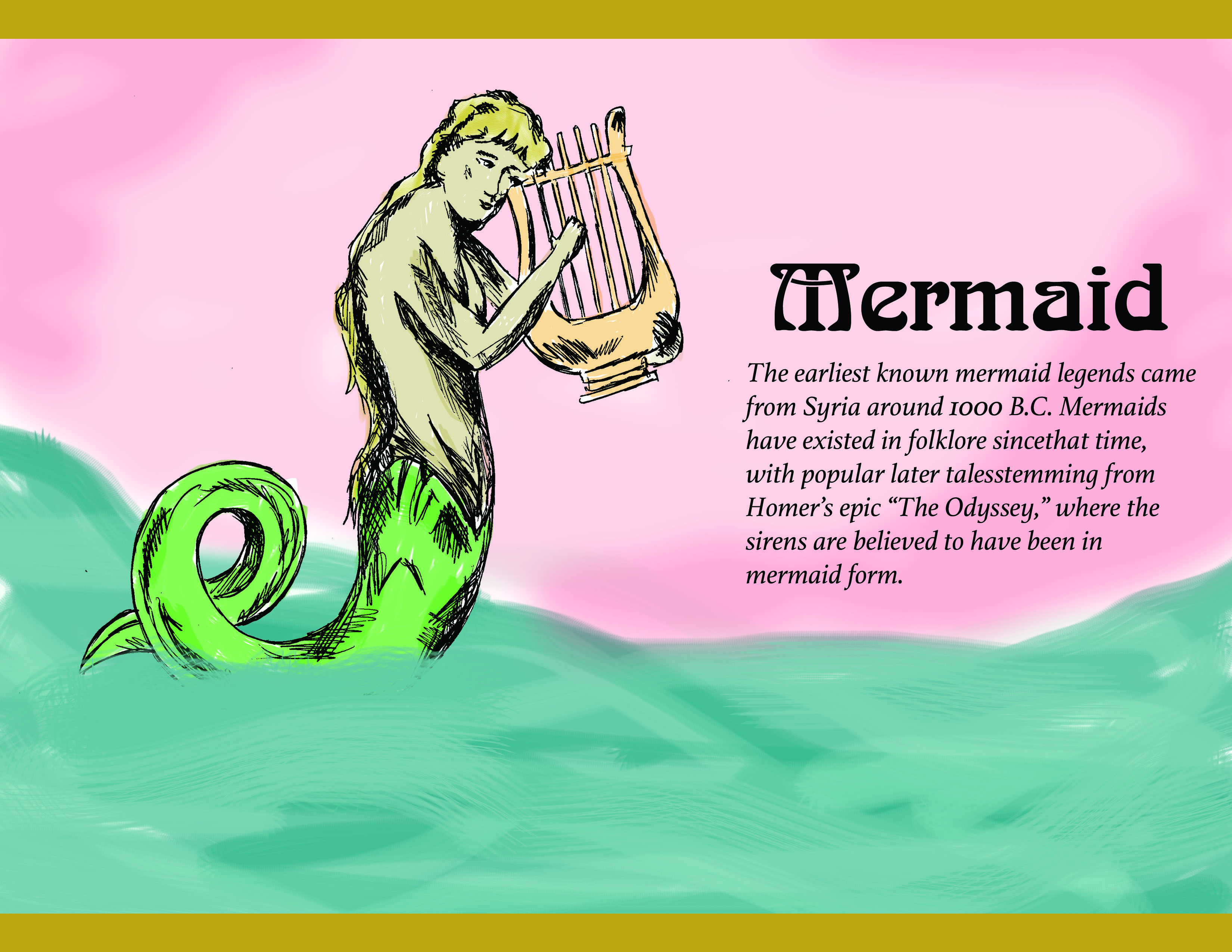 Mythical Creatures Calendar by Kimberly Schwarzenbart at Coroflot.com