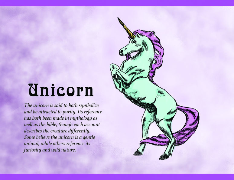 Mythical Creatures Calendar by Kimberly Schwarzenbart at Coroflot.com