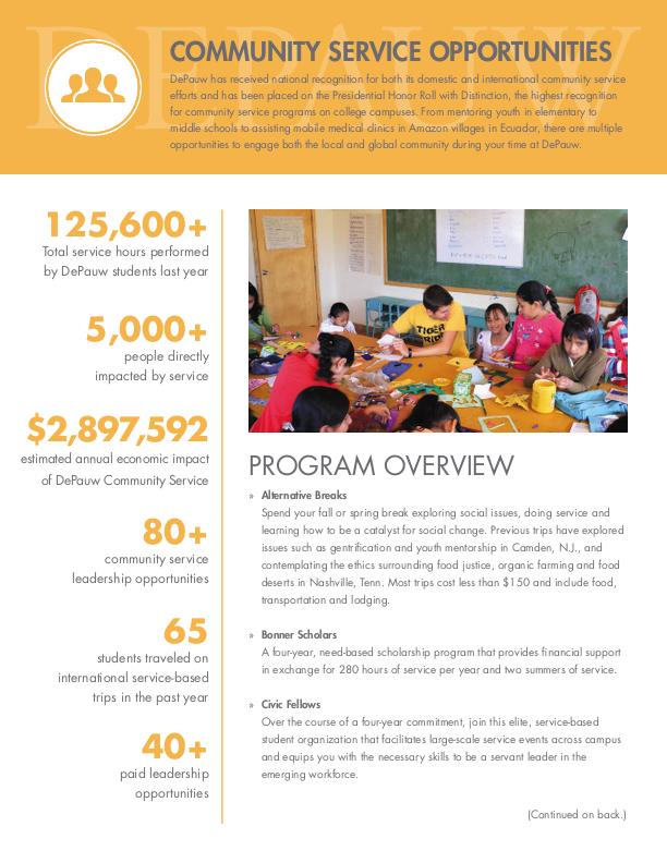 Community Service Flyer by Matt Cummings at Coroflot.com