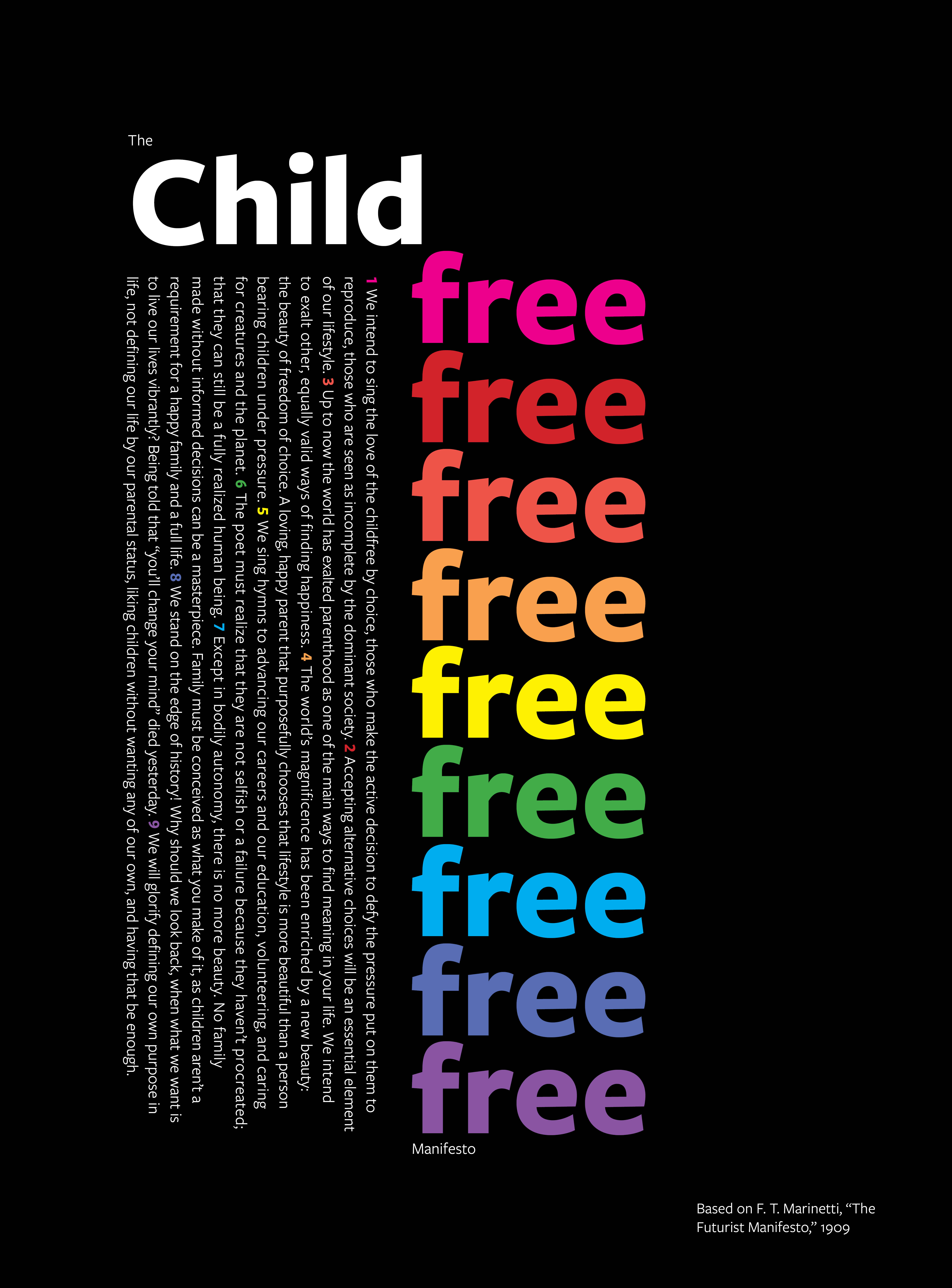 Childfree By Choice: Poster Designs by Hannah Abele at Coroflot.com