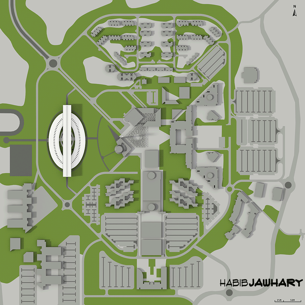 University of Bahrain, Engineering Building by Habib Ali at Coroflot.com