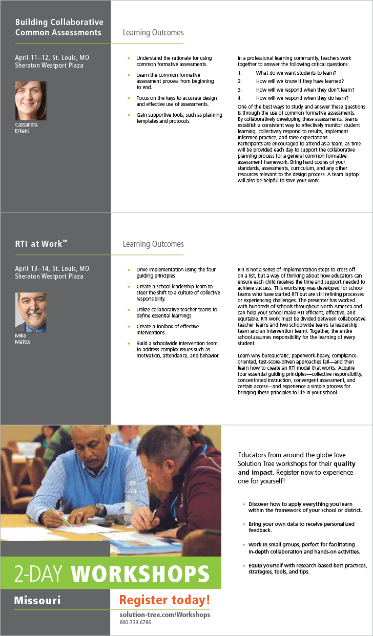 Workshop Brochure by Jeff Frownfelter at Coroflot.com