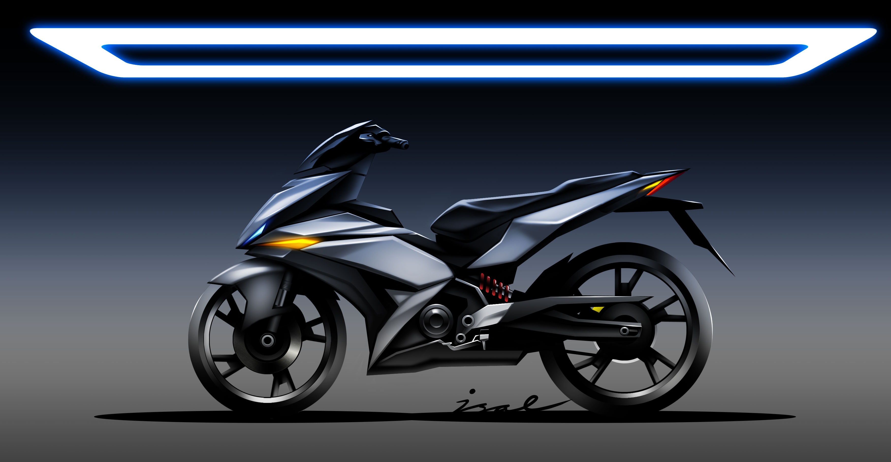 Indonesian Local Motorcycle Concept by Faisal Poiyo at Coroflot.com