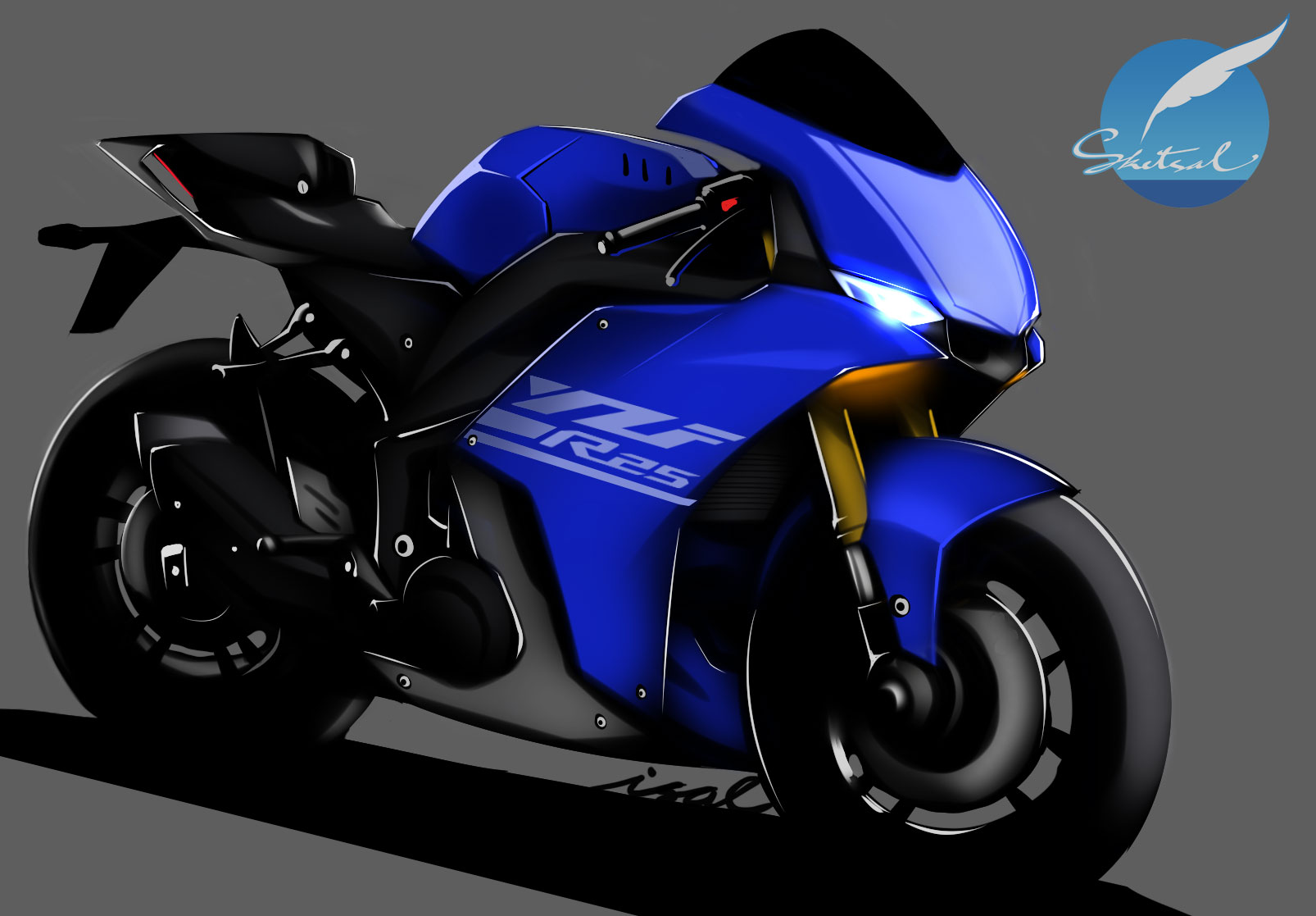 Yamaha YZF R25 2018 Concept by Faisal Poiyo at Coroflot.com