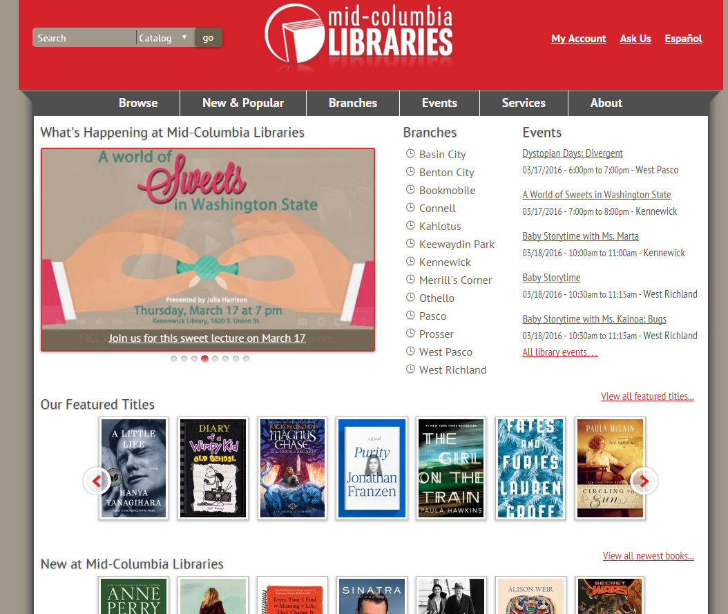 Mid-Columbia Libraries Re-Brand by Jennifer Aalgaard at Coroflot.com