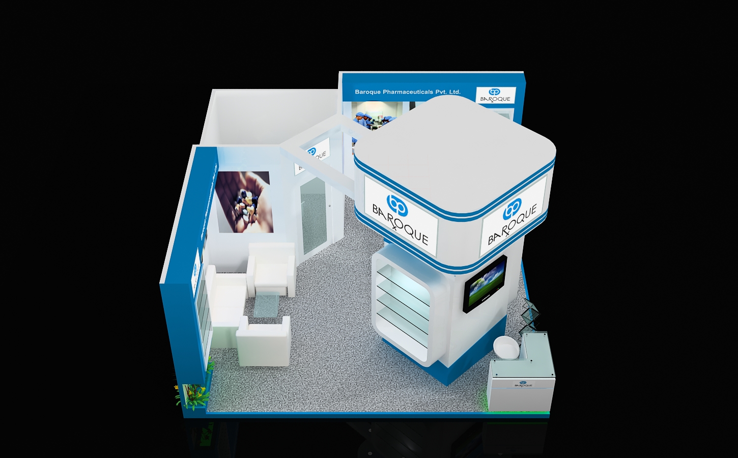 Pharma Project ( Stall Design ) by Shashikant Patil at Coroflot.com