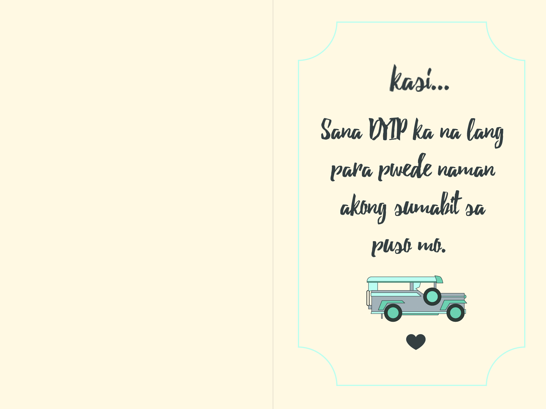 Witty Filipino Greeting Cards by Nathalie de Guzman at Coroflot.com