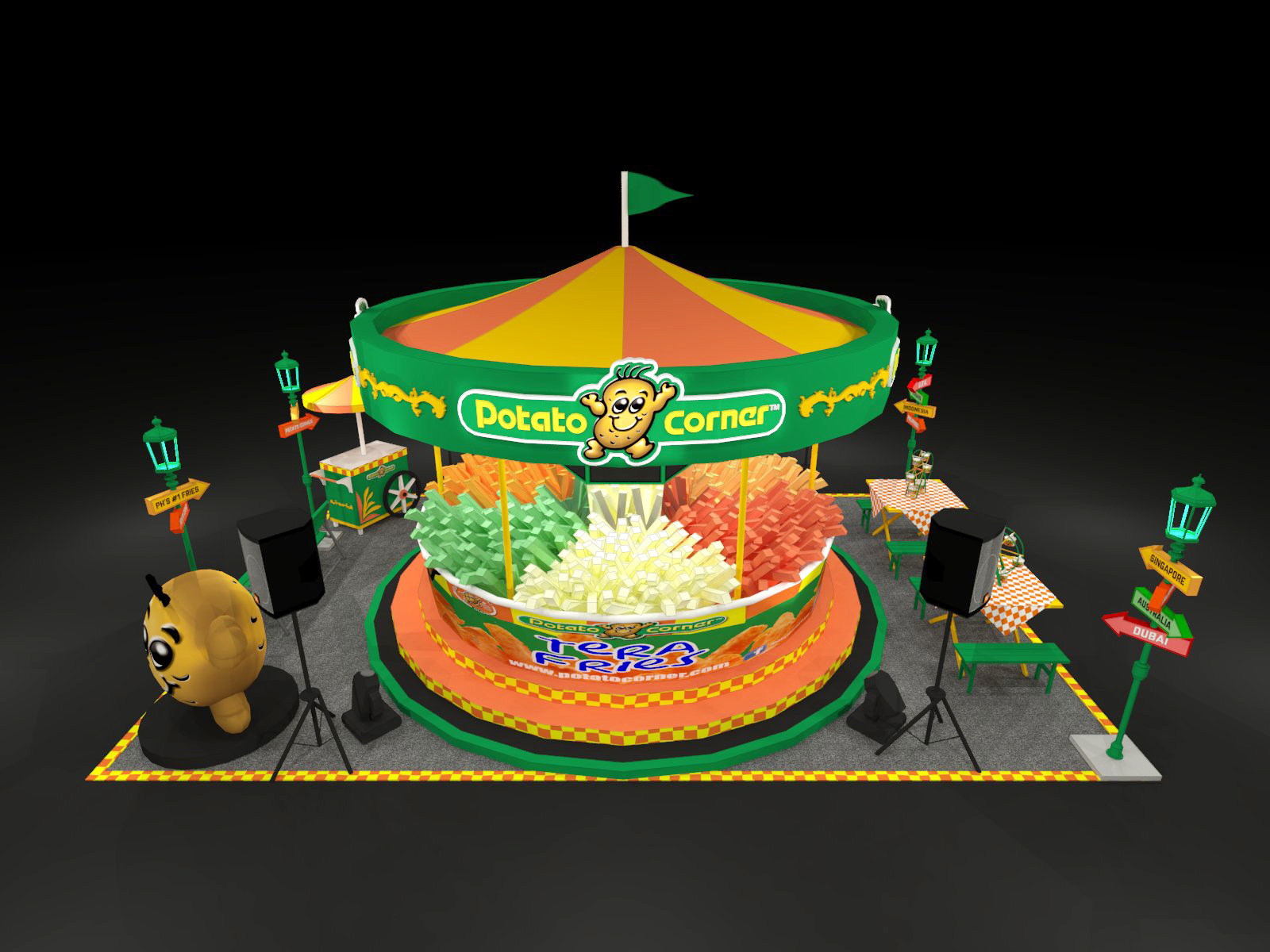 Potato Corner Booth Franchise Asia Philippines 2016 by Julian Ricardo ...