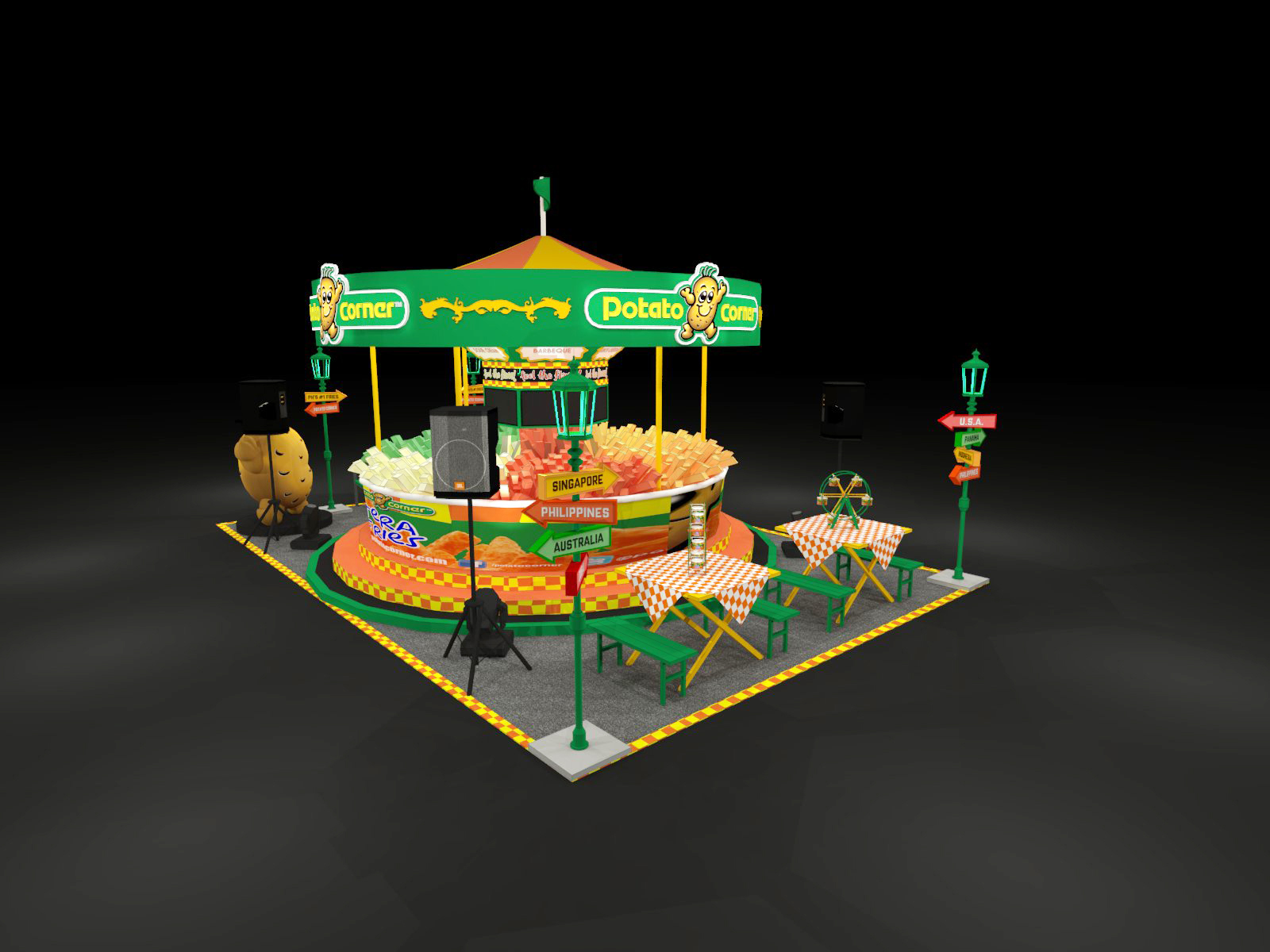 Potato Corner Booth Franchise Asia Philippines 2016 by Julian Ricardo ...