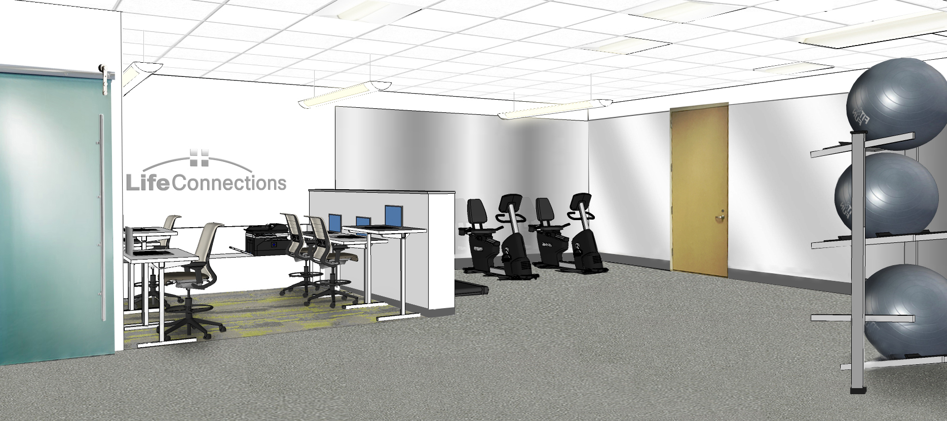 Physical Therapy Office by Jill Korbel at Coroflot.com