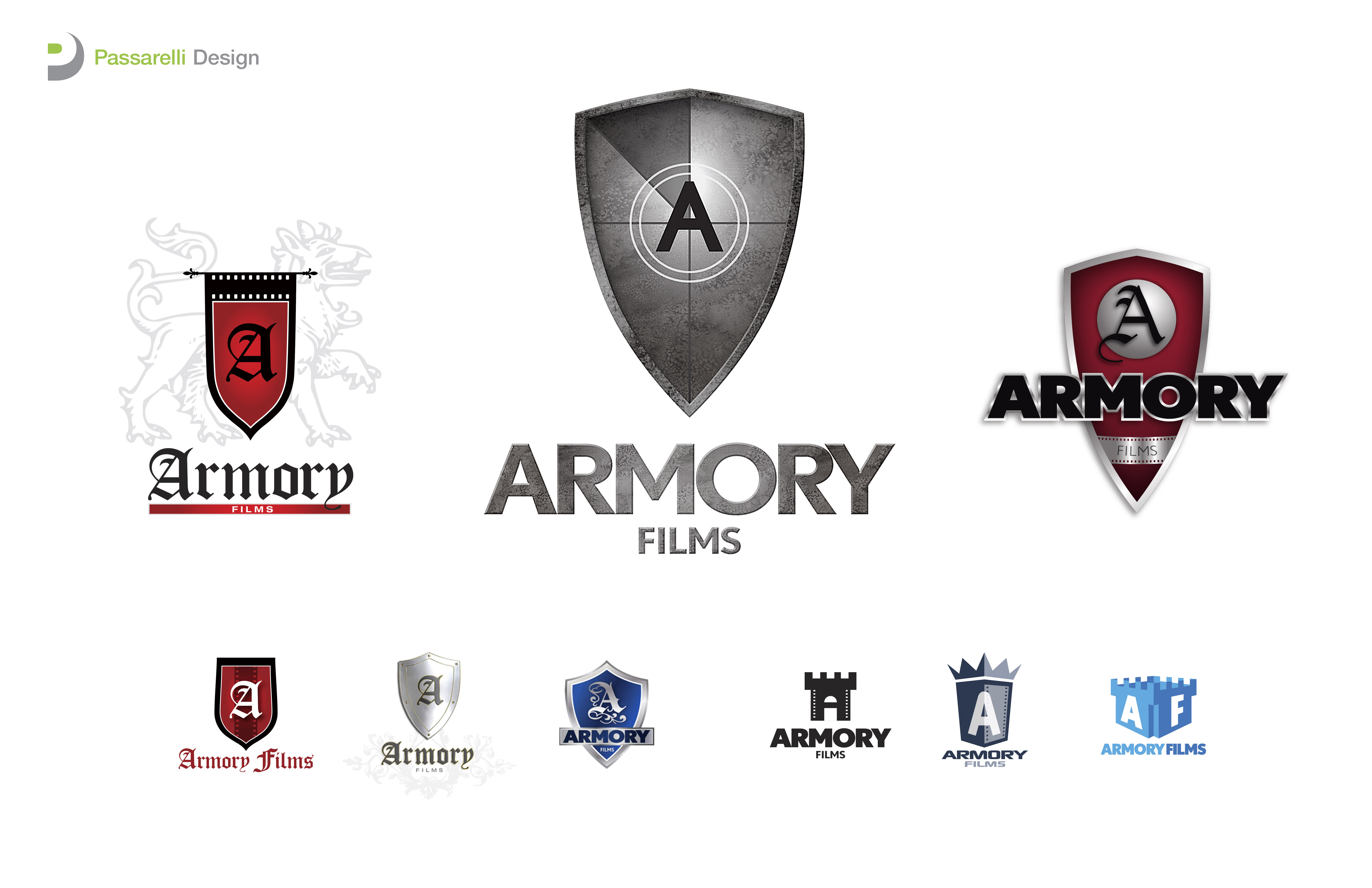 Logo: Armory Films by Edmund F. Passarelli at Coroflot.com