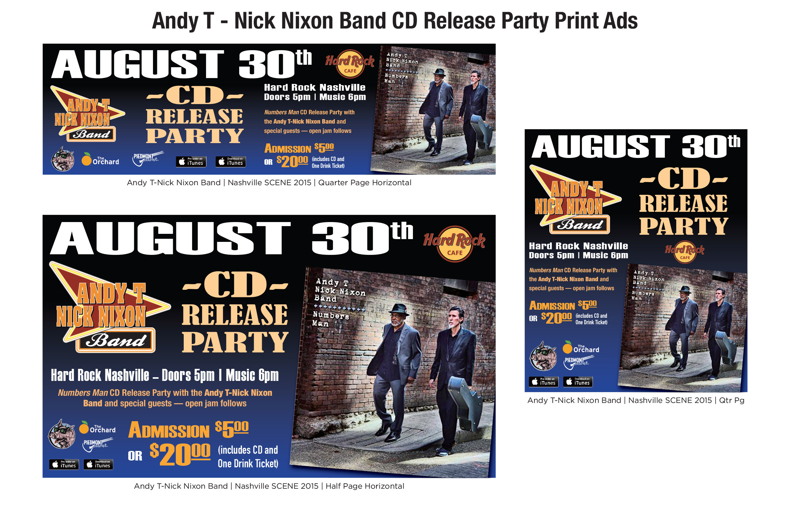 Music Artist Print Ads by Jerry Dunaway at Coroflot.com