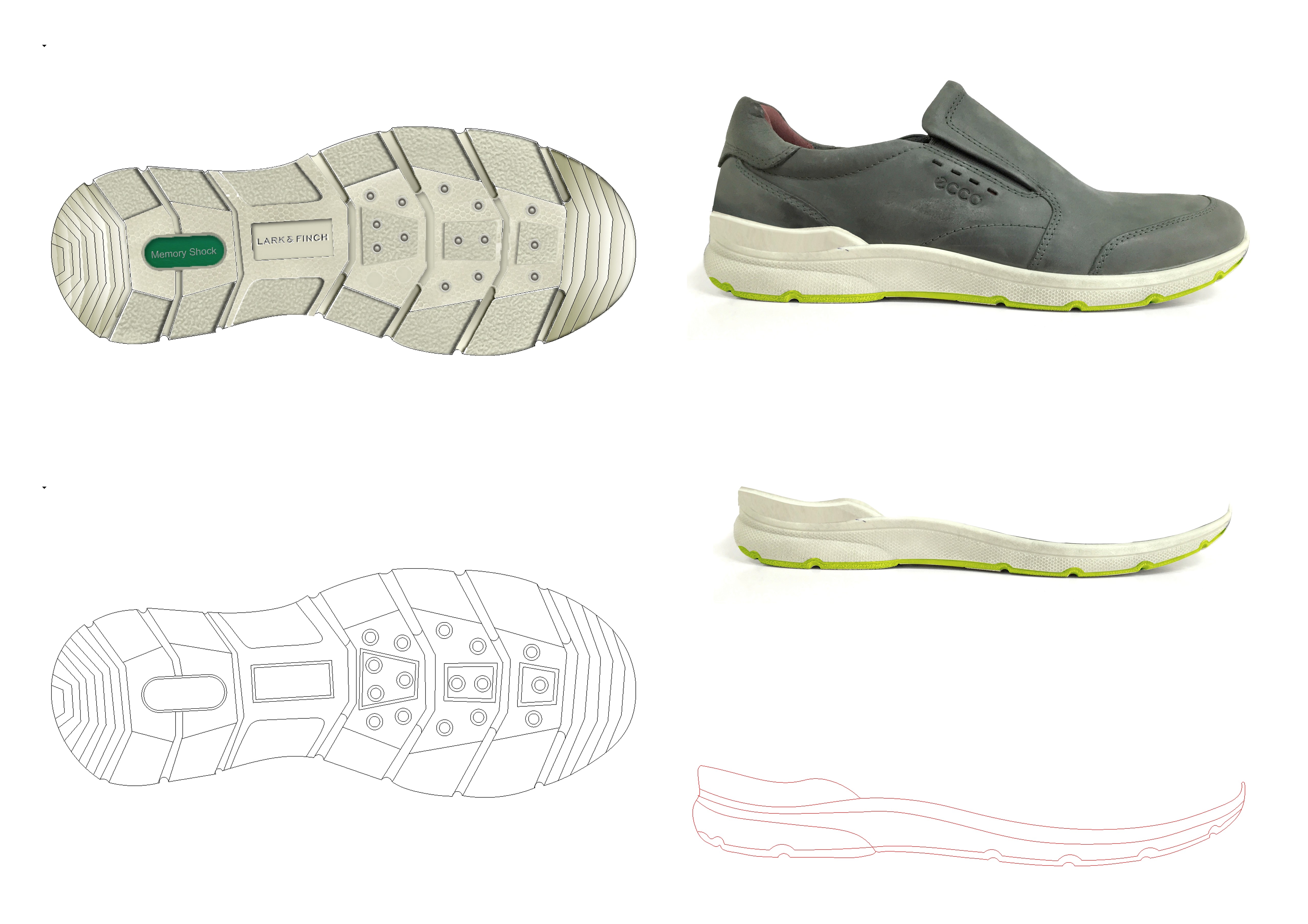 Sole Design and tecnicals by Naveed Nizami at Coroflot.com