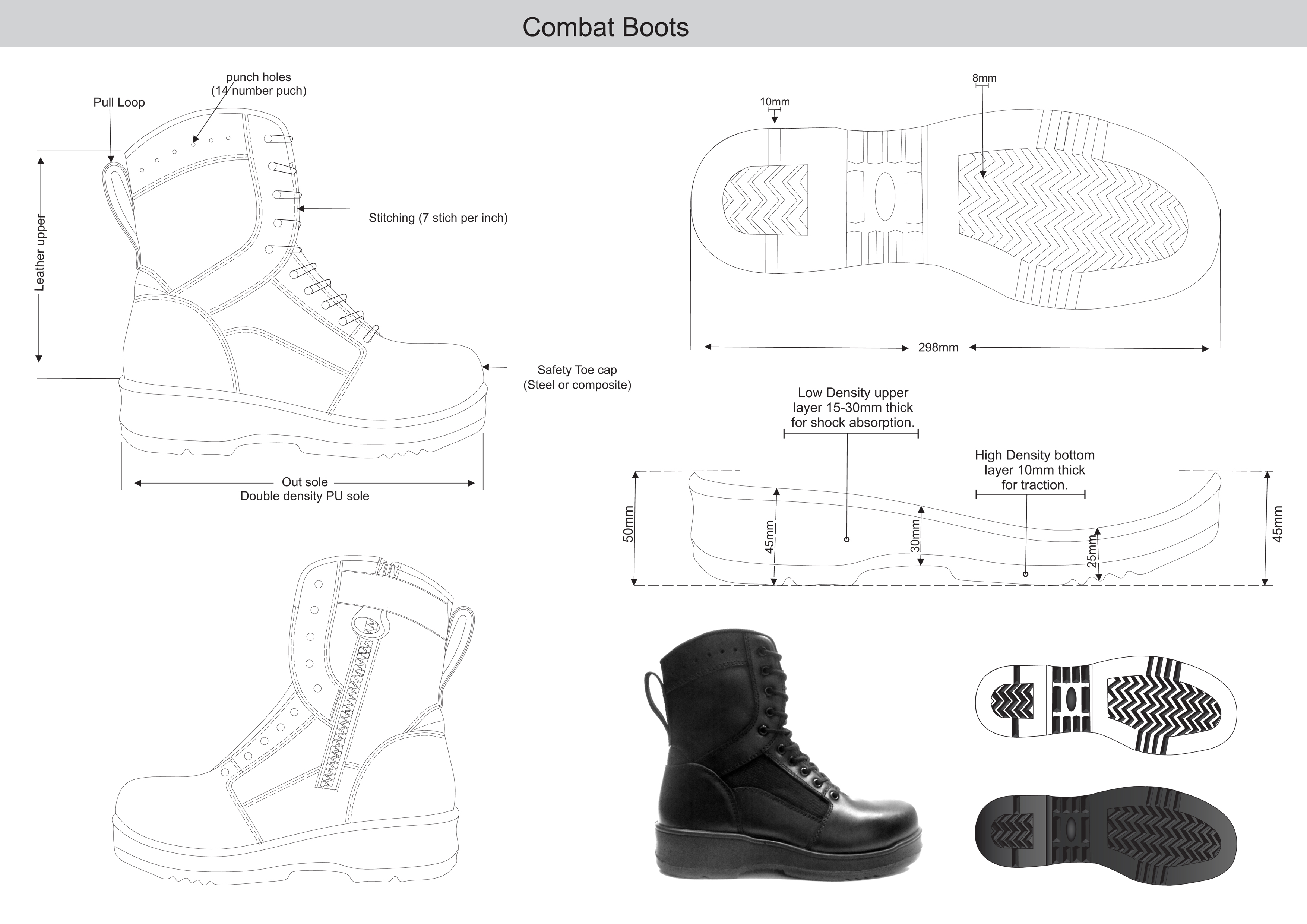 Army boot design by Naveed Nizami at Coroflot.com