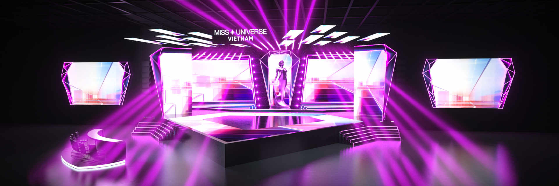Miss Universe 2019 Stage Design by Nguyên Nguyễn at Coroflot.com