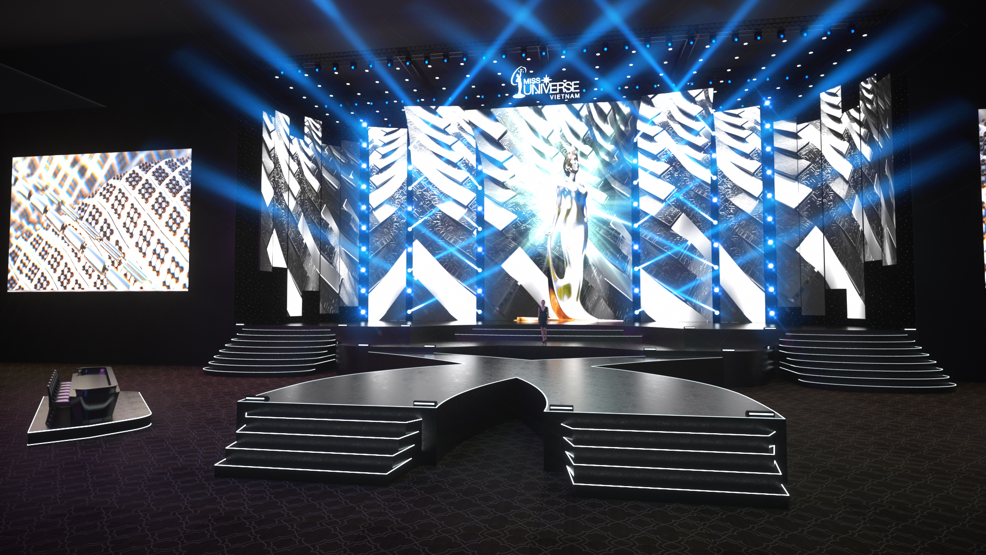 Miss Universe 2019 Stage Design by Nguyên Nguyễn at Coroflot.com