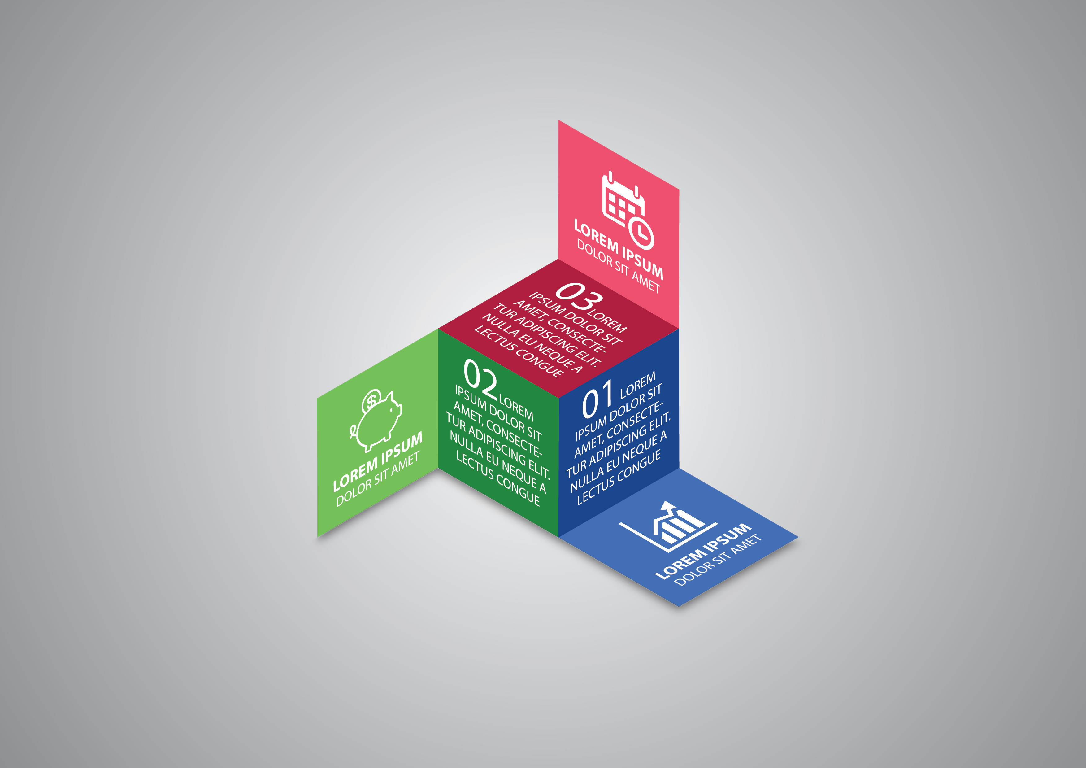 3d cube Infographic by Praharsh Srivastava at Coroflot.com
