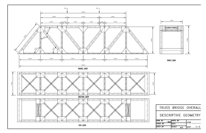 Truss Bridge Diagram Group projects by Brandon Foster at Coroflot.com