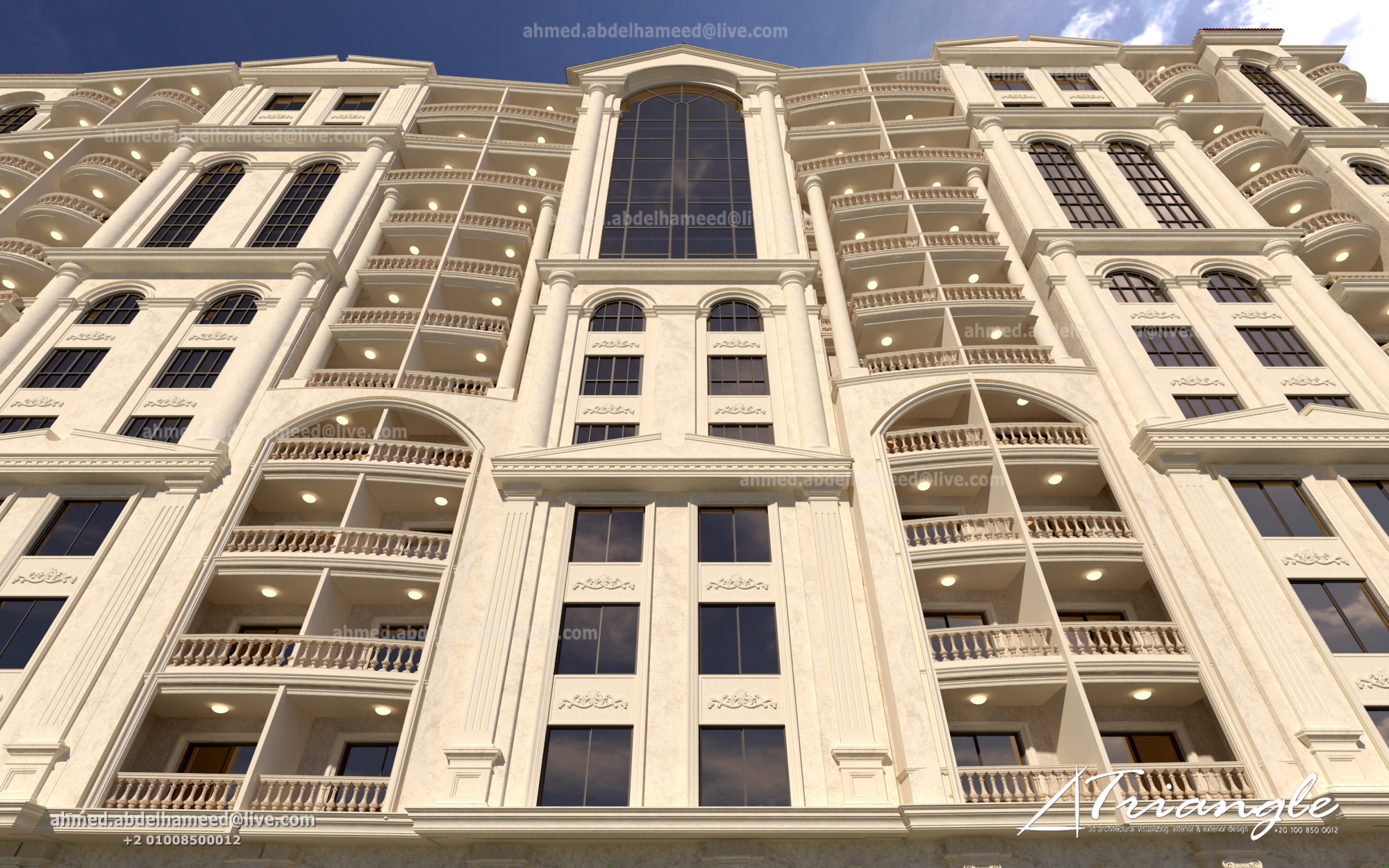 Multi store residential building by Ahmed Abdelhamid at Coroflot.com