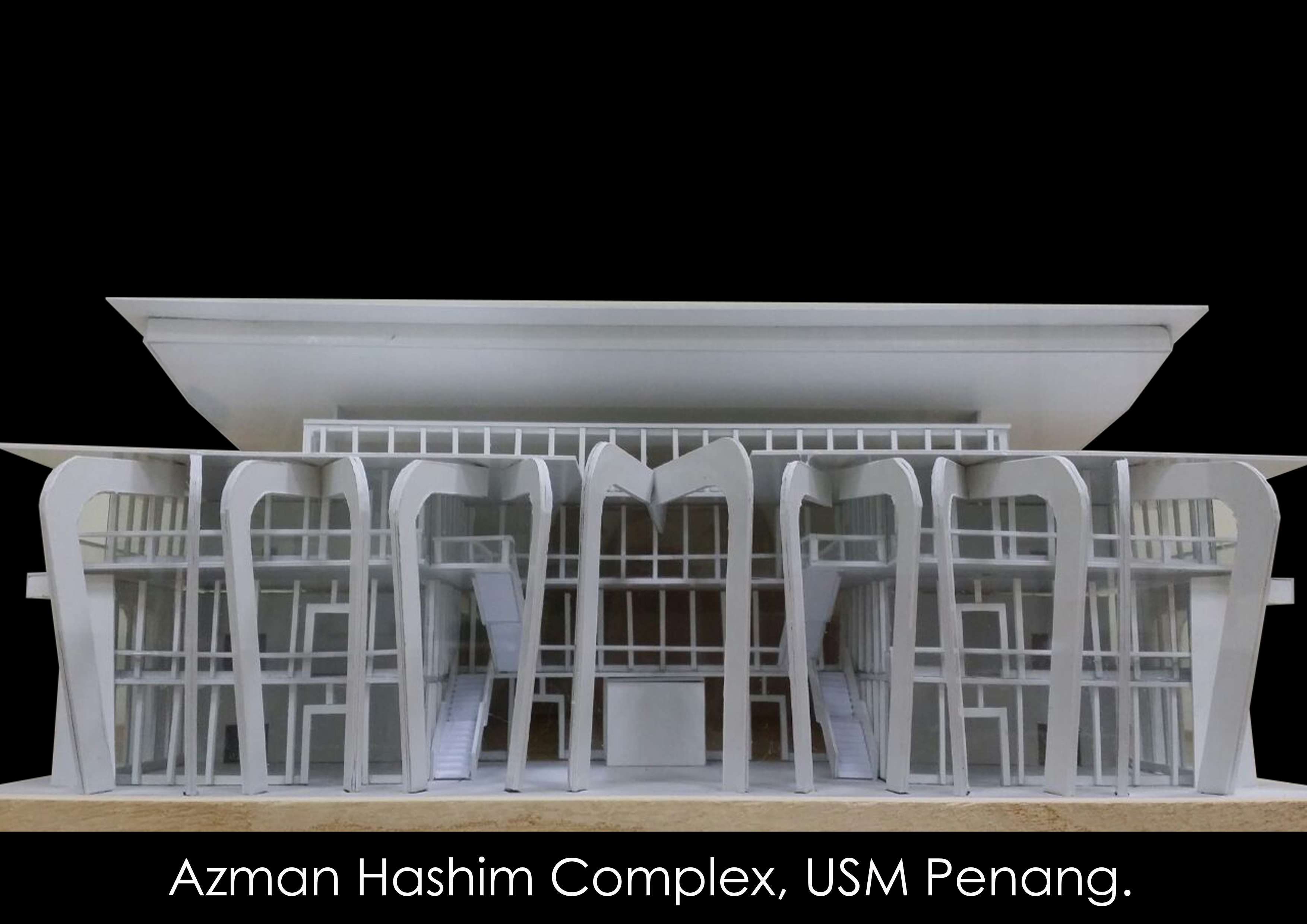 Architectural Mode - Azman Hashim Sport Complex , USM, Penang. by ...