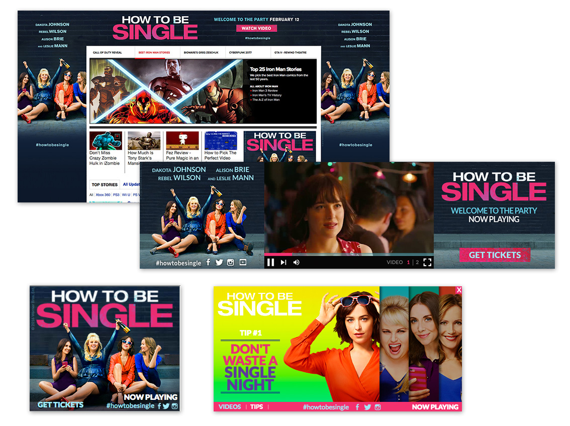 "How to be Single" Ads by Kelley Barry at Coroflot.com