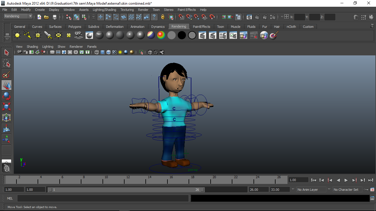 3D Character Model Design Using Autodesk Maya by sai girish at Coroflot.com