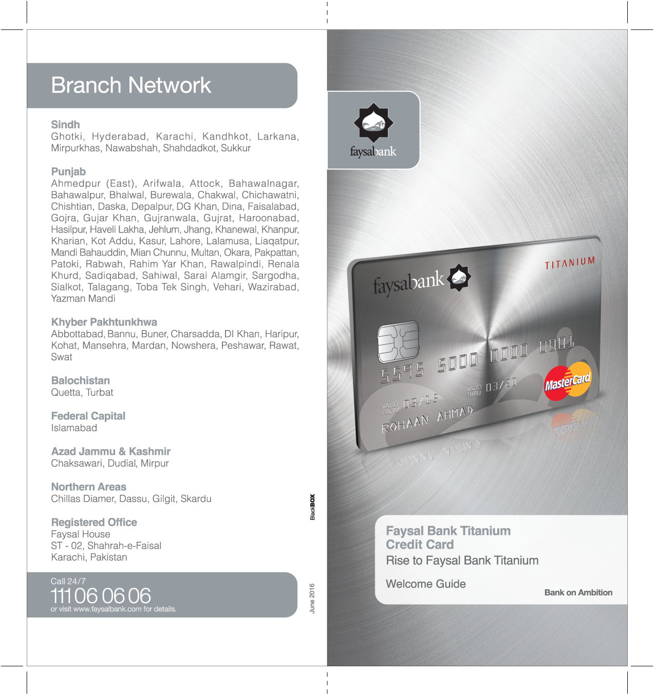 Faysal Bank - Credit Card Envelope Promos and Leaflets by Jawad Usman ...