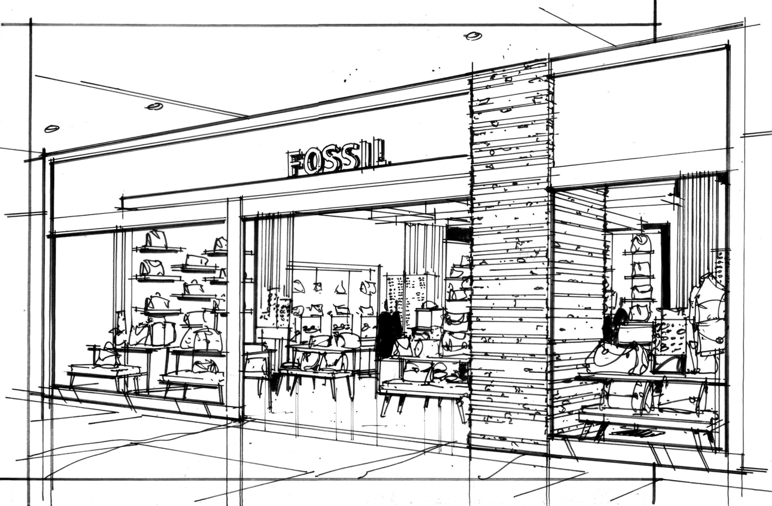 Black & White Sketches by Jonathan Knodell at Coroflot.com