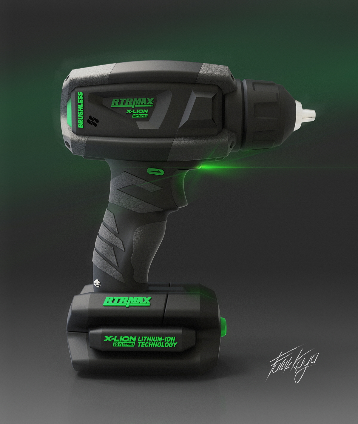 Cordless Drill Concept Design X 2017 by Faruk KAYA at Coroflot.com