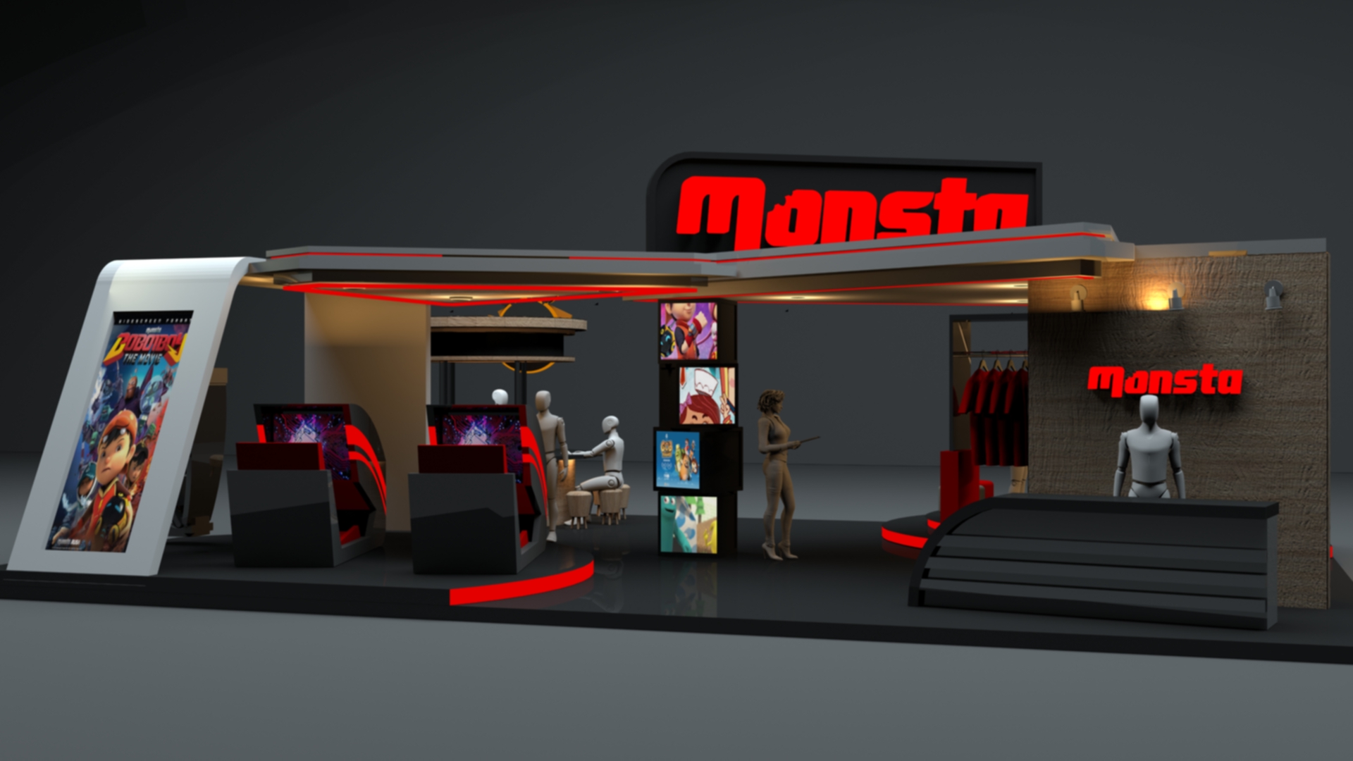 Exhibition Design: Monsta Studio Sdn Bhd by Syawallina Aziz at Coroflot.com