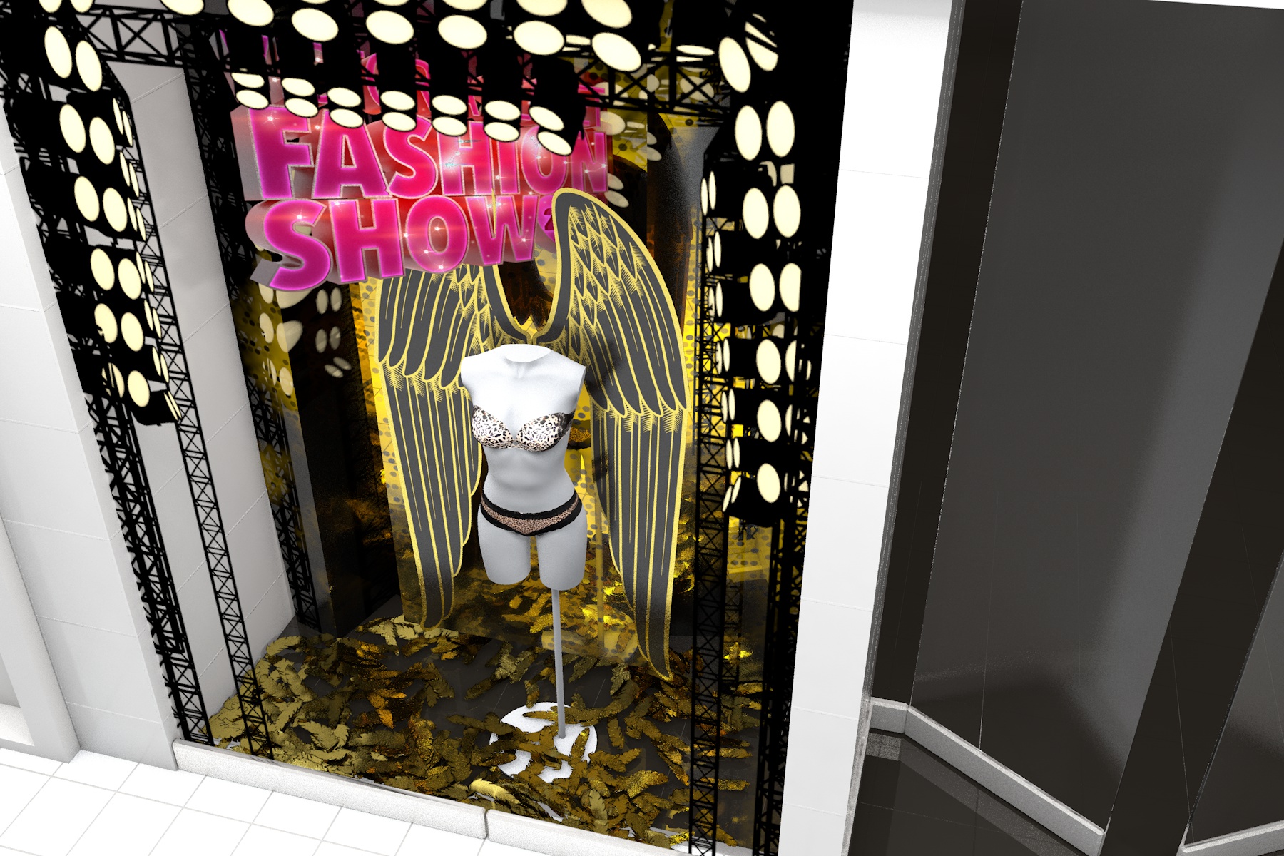 Victoria Secret Window display by Leonid Dikarev at Coroflot.com