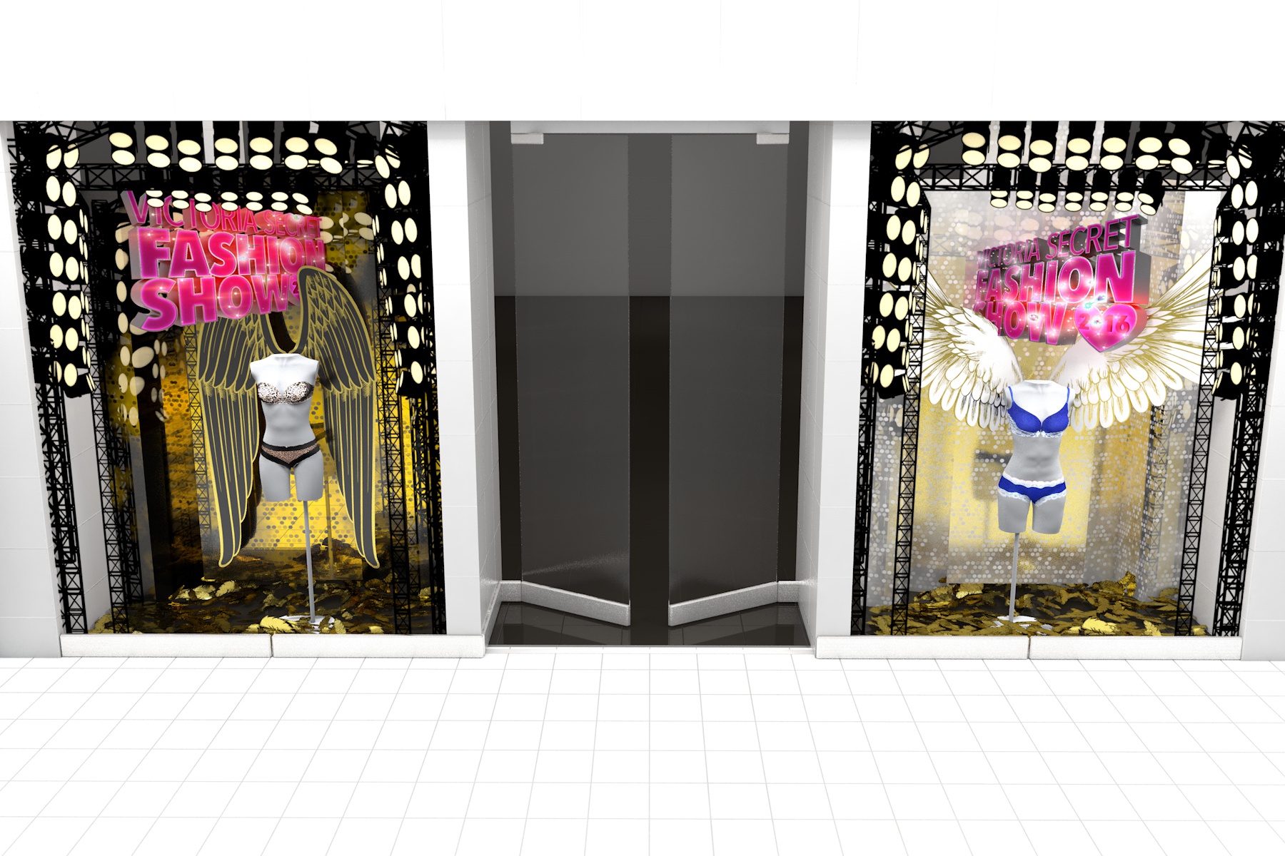 Victoria Secret Window display by Leonid Dikarev at Coroflot.com