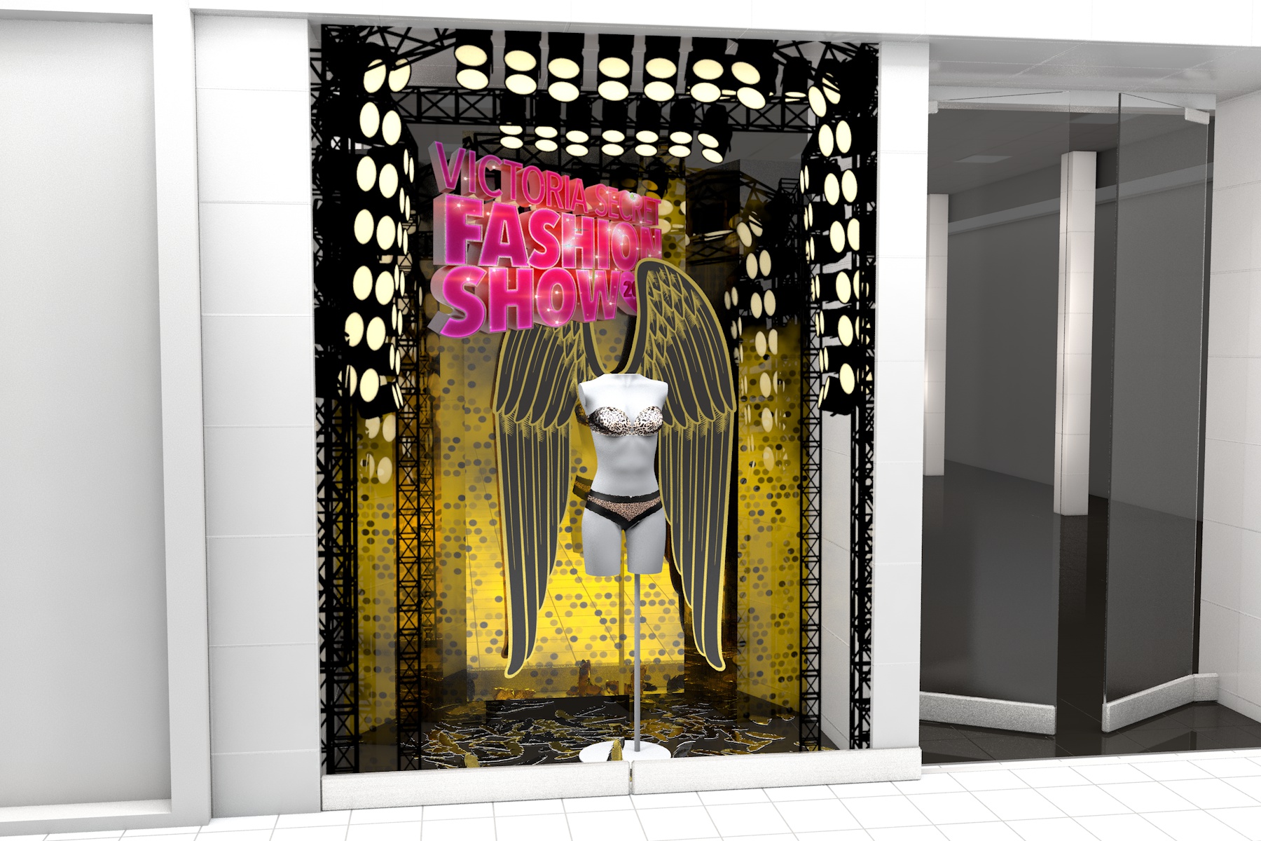 Victoria Secret Window display by Leonid Dikarev at Coroflot.com