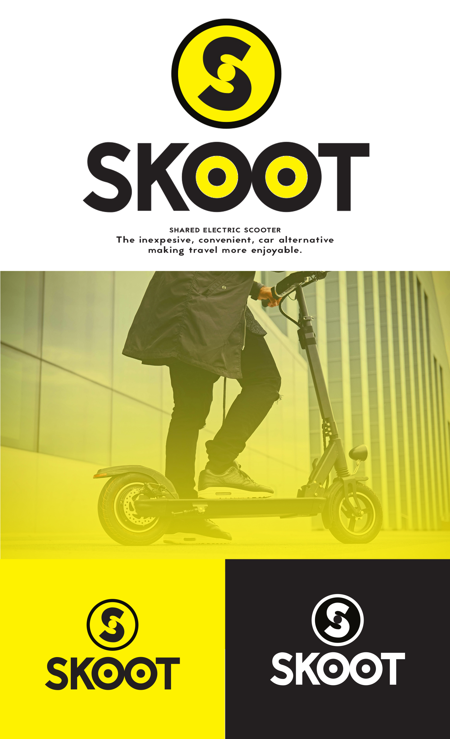 Skoot brand electric scooters by Richard Andrade at Coroflot.com