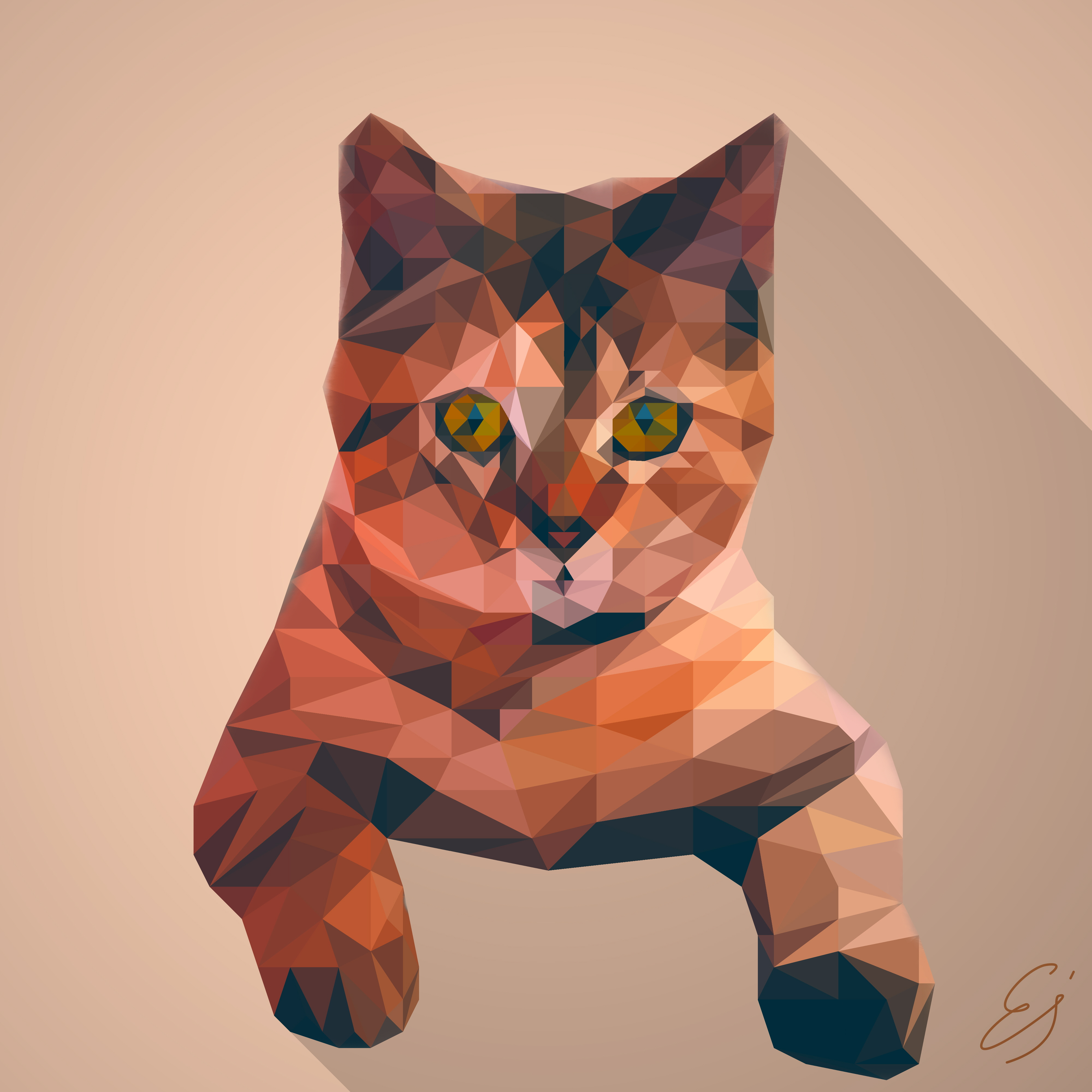Low poly arts by Ed Leszczynski at Coroflot.com