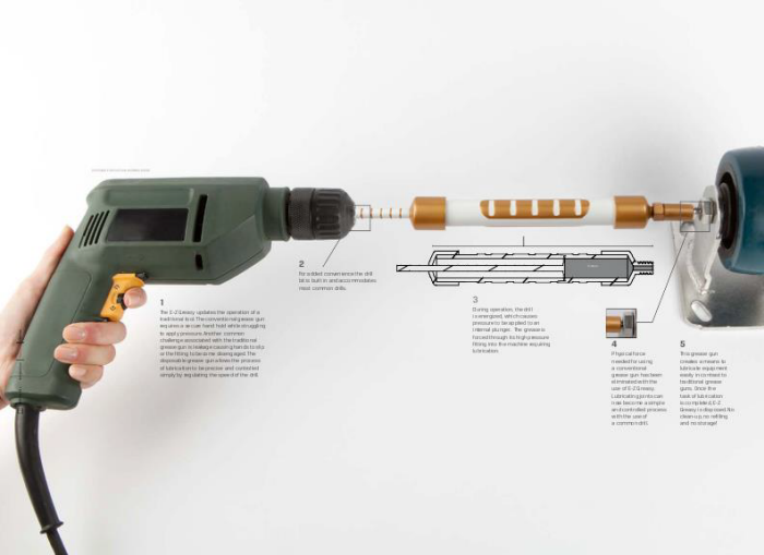 Disposable Grease Gun by Brittany Ritz at Coroflot.com