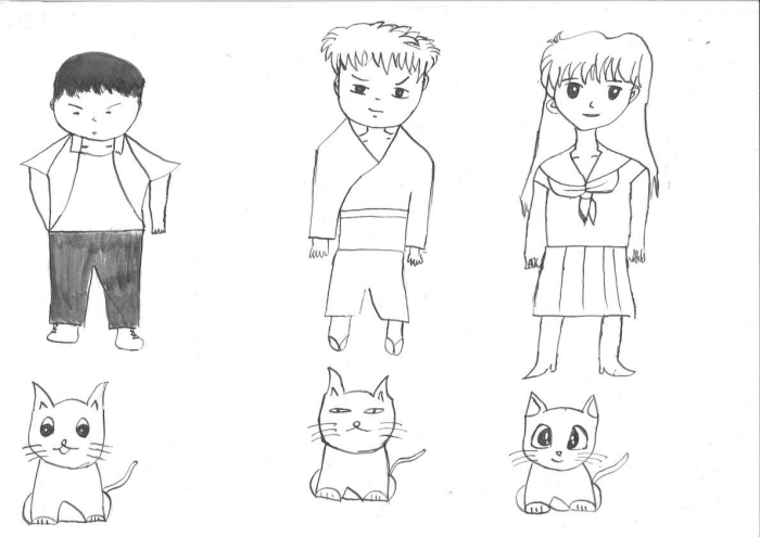 Graph narrative character design by Junling Chen at Coroflot.com