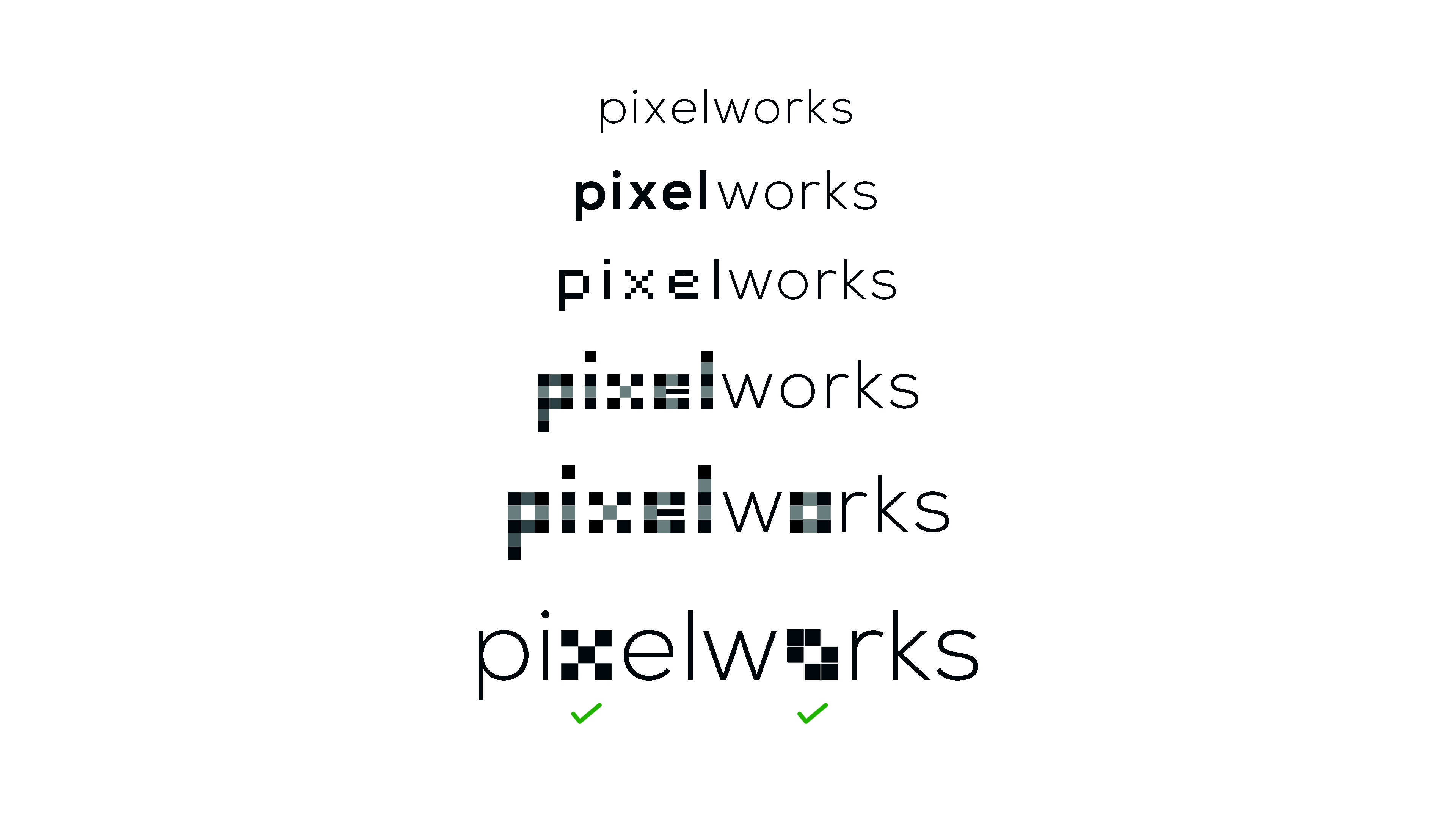 Pixelworks: Logo Design Storyboard by Aman Dalal at Coroflot.com