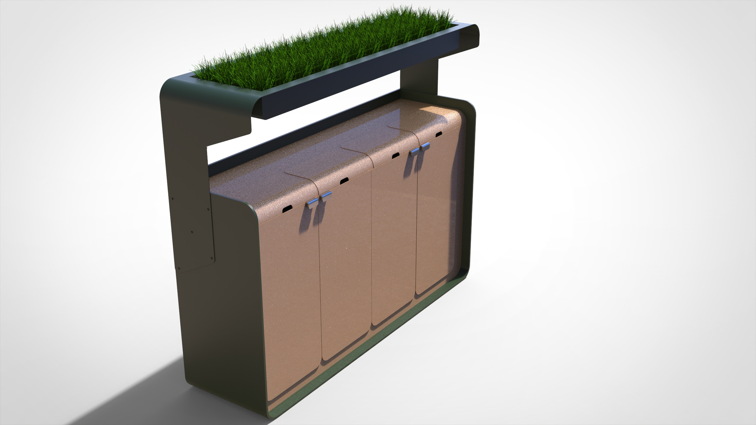 Residential Garbage Bin Design by Lena Feliciano Hansen at Coroflot.com