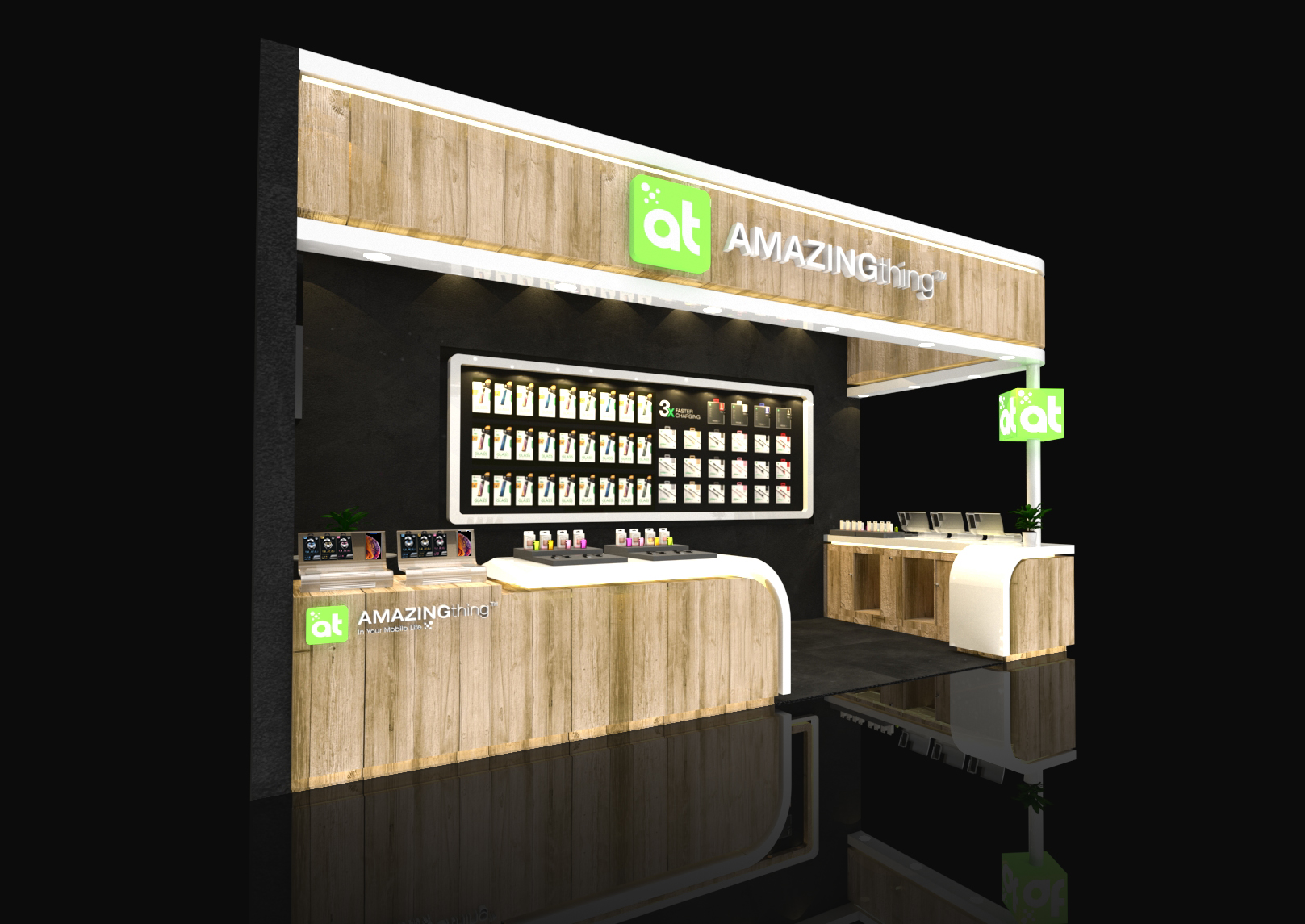 Booth designs by Kenny Chan at Coroflot.com