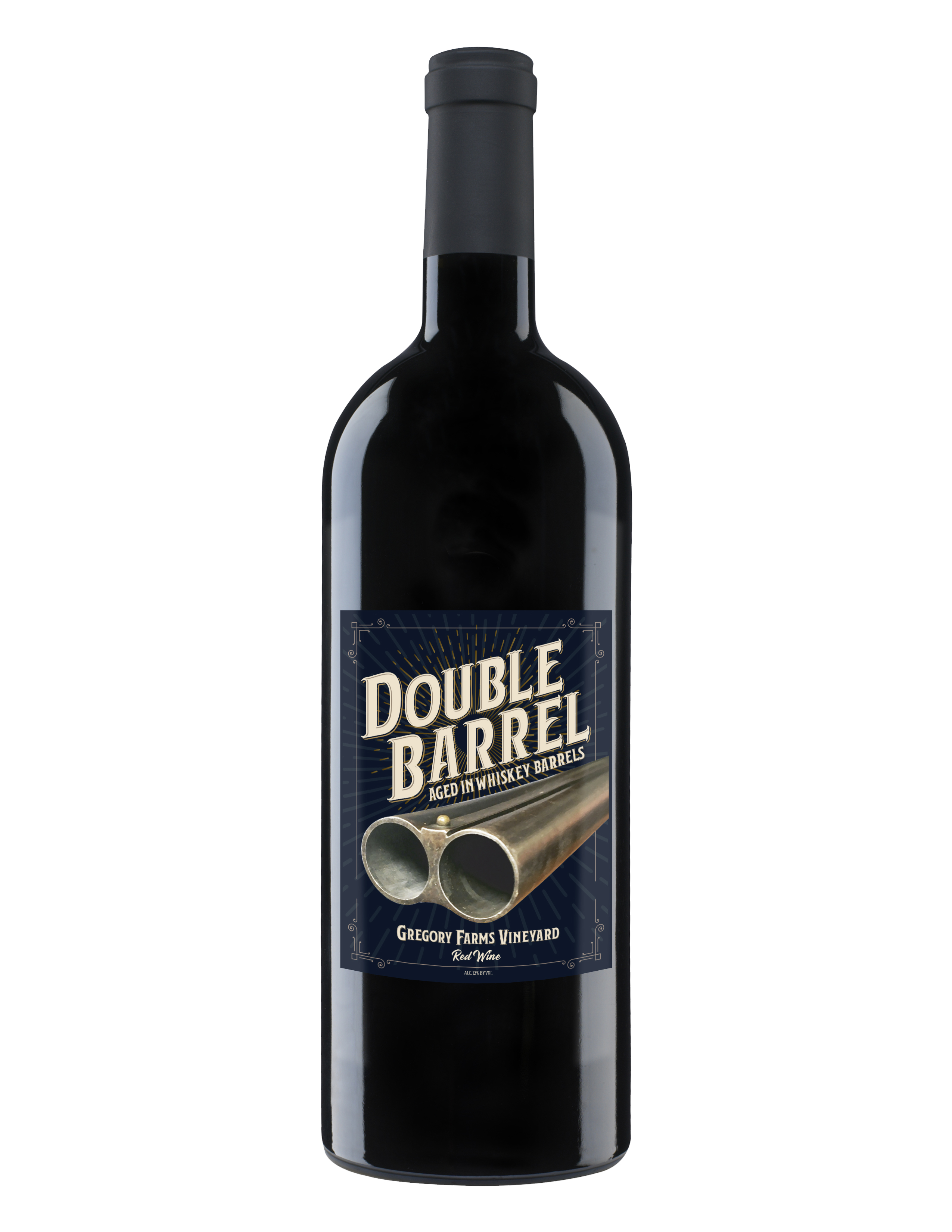 Double Barrel Red Wine Label by Charles Nicholson at Coroflot.com