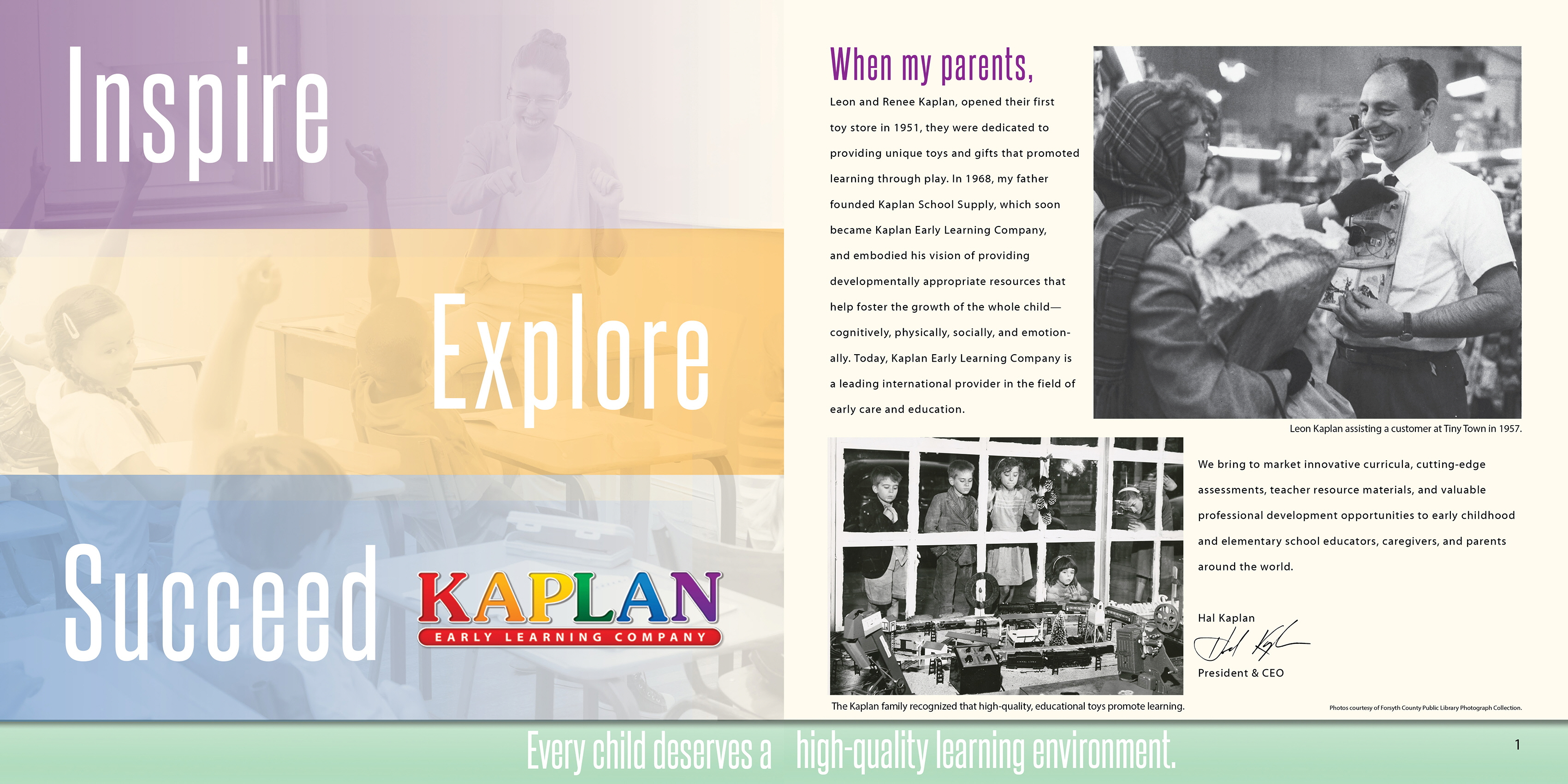 All About Kaplan Brochure by Charles Nicholson at Coroflot.com