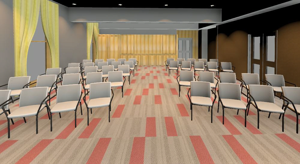 Campus MU Room Rendering by Emily Slaugh at Coroflot.com