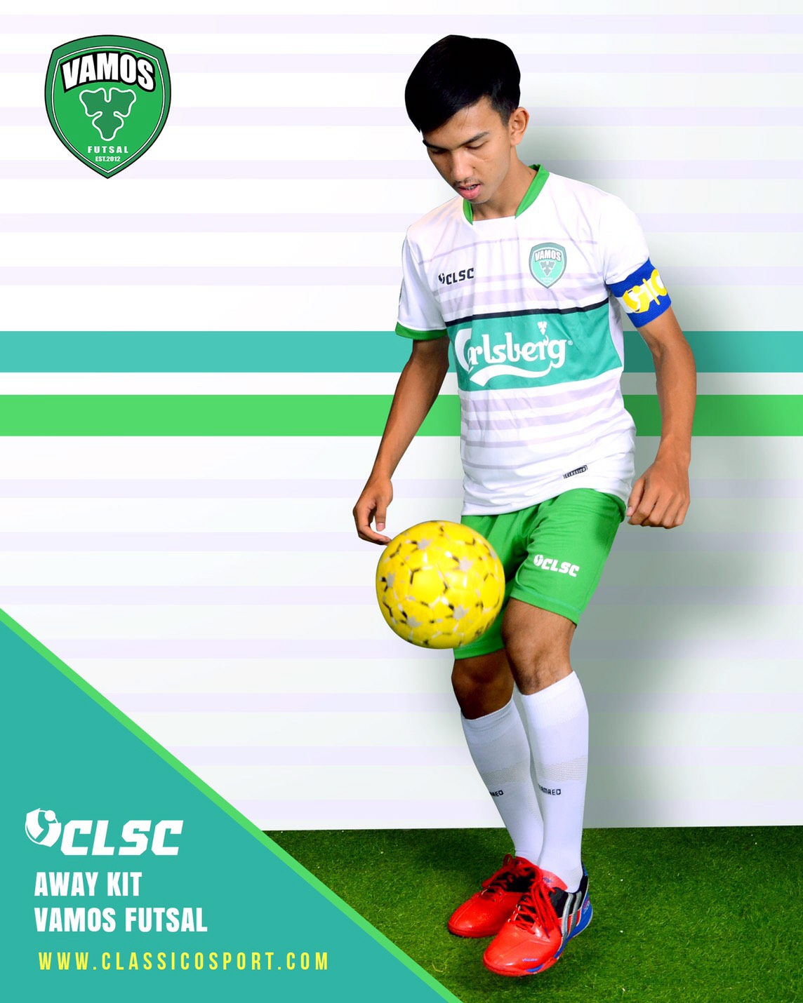 Design Concept-KIT VAMOS FC Mataram U-20 by Ukie Bagoes (Yokie) at Coroflot.com