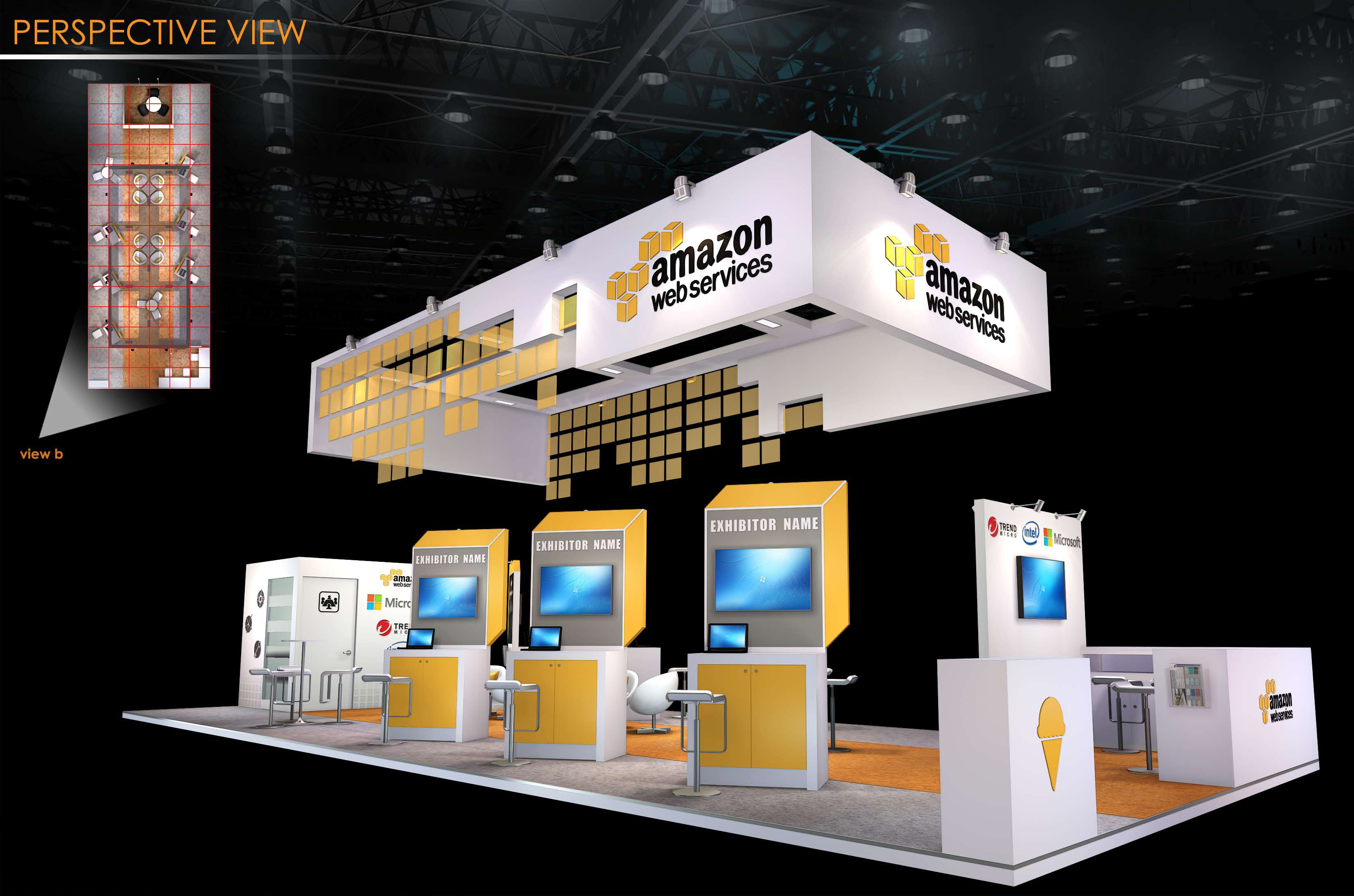 Amazon Booth Design by Dustin Ronald Elman at Coroflot.com