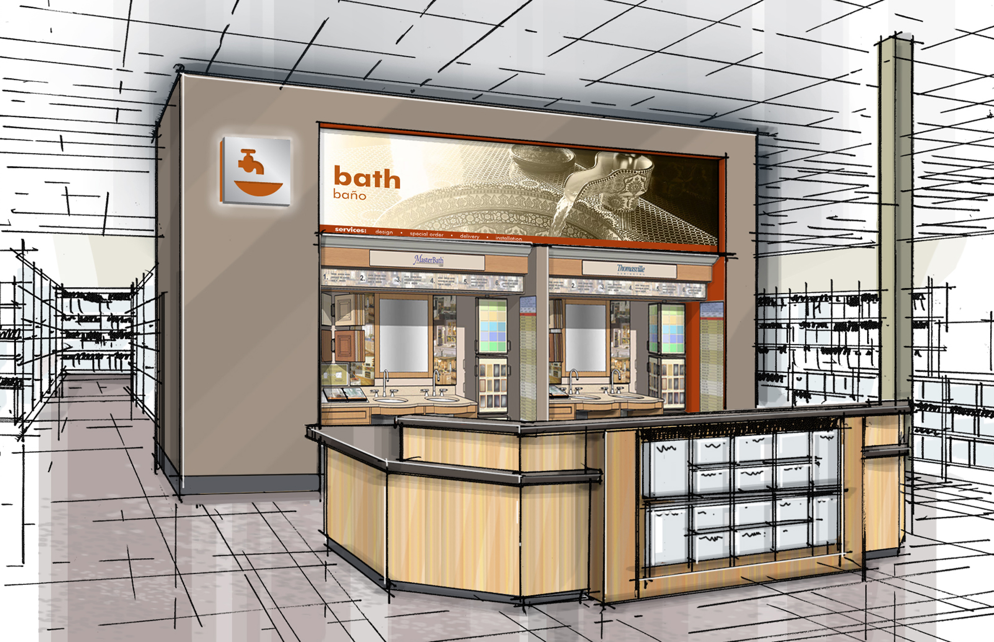 SAMPLE PROJECT: Big Box Retail by Richard Glenny at Coroflot.com