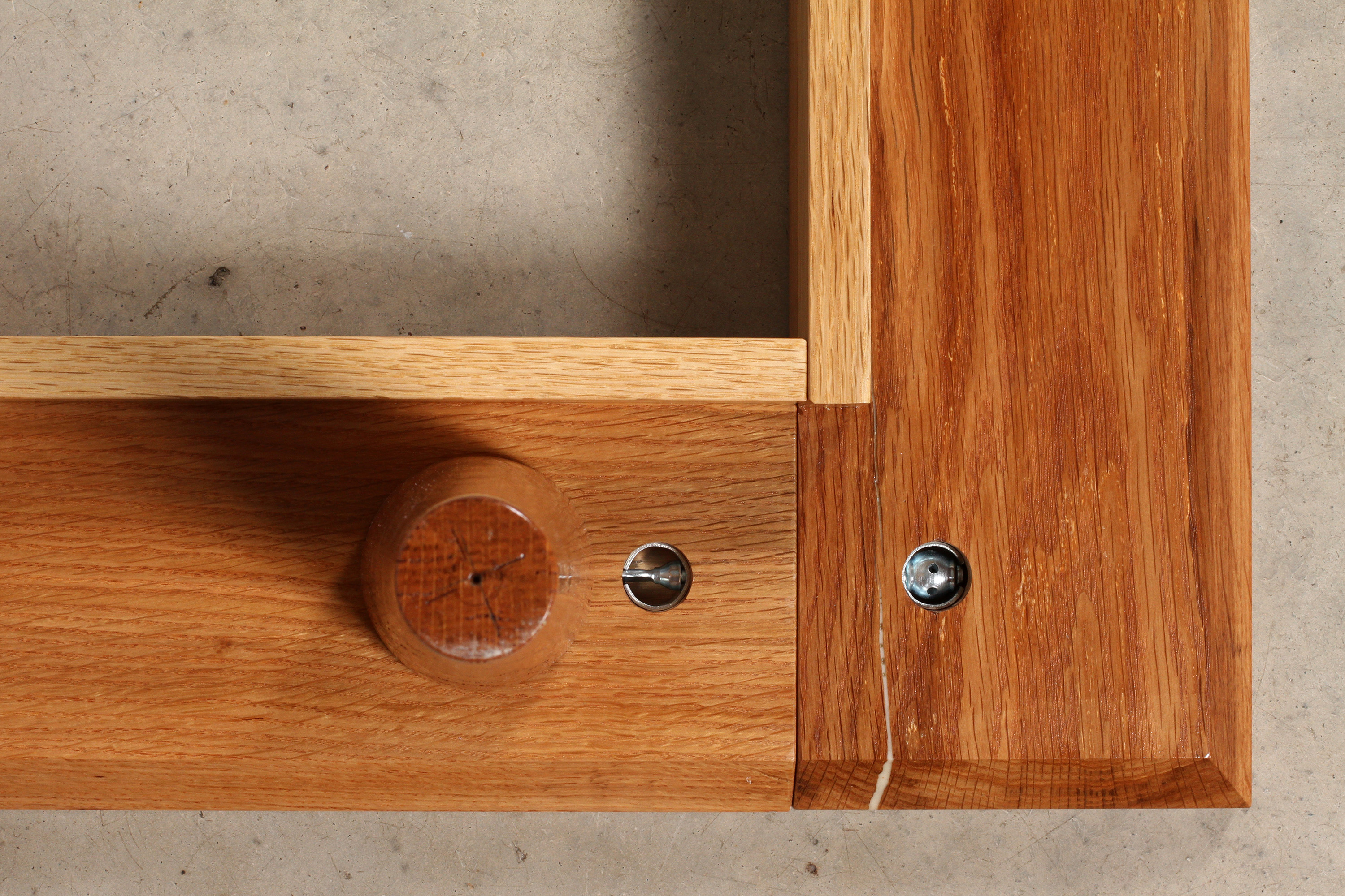 Chamfer Bed Frame by Robin Svec at Coroflot.com